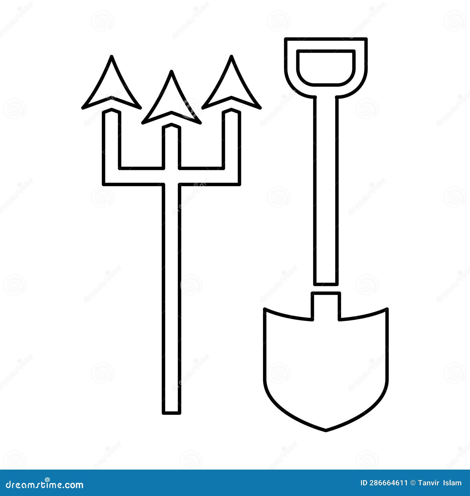 Rake and Broom Halloween Icon Stock Vector - Illustration of icon, wash ...