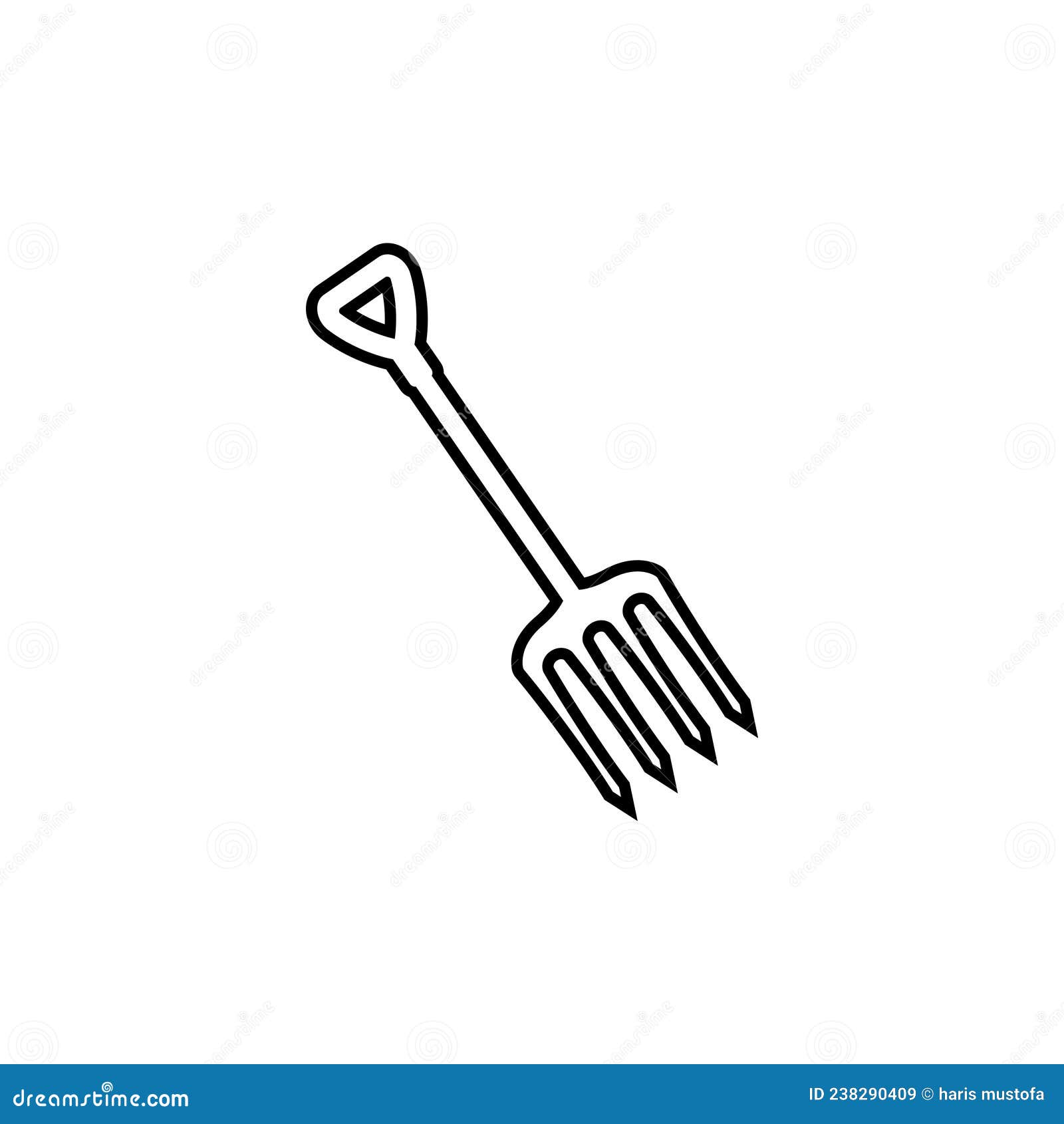 Rake Icon Design Template Vector Isolated Stock Vector - Illustration ...