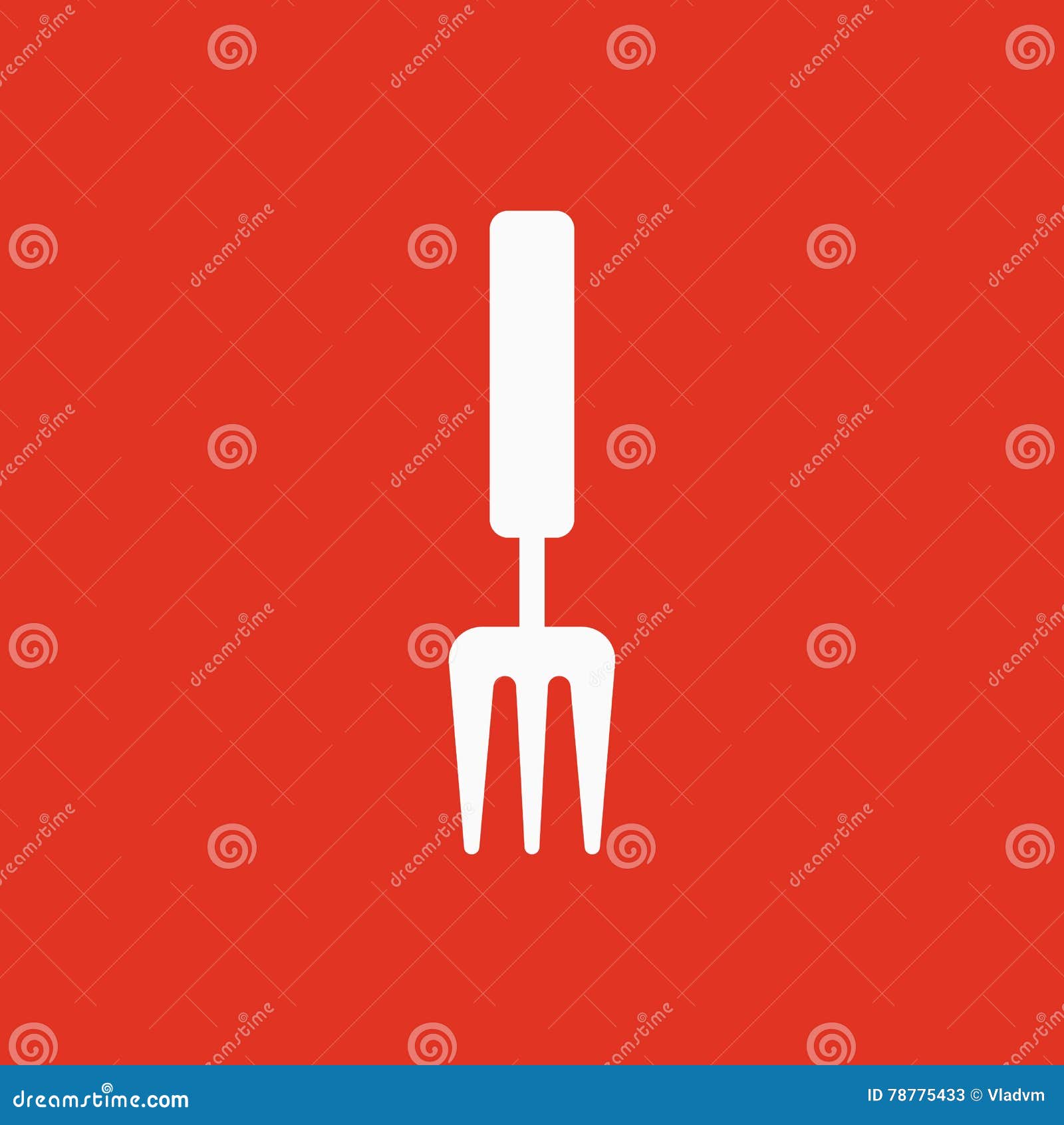 The Rake Icon. Raking Symbol Stock Vector - Illustration of object ...