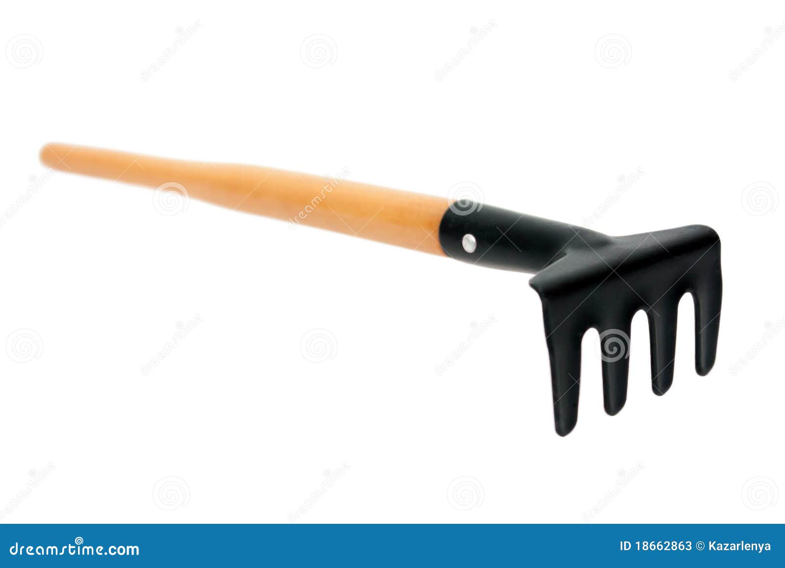 Rake isolated on white stock image. Image of isolated - 18662863