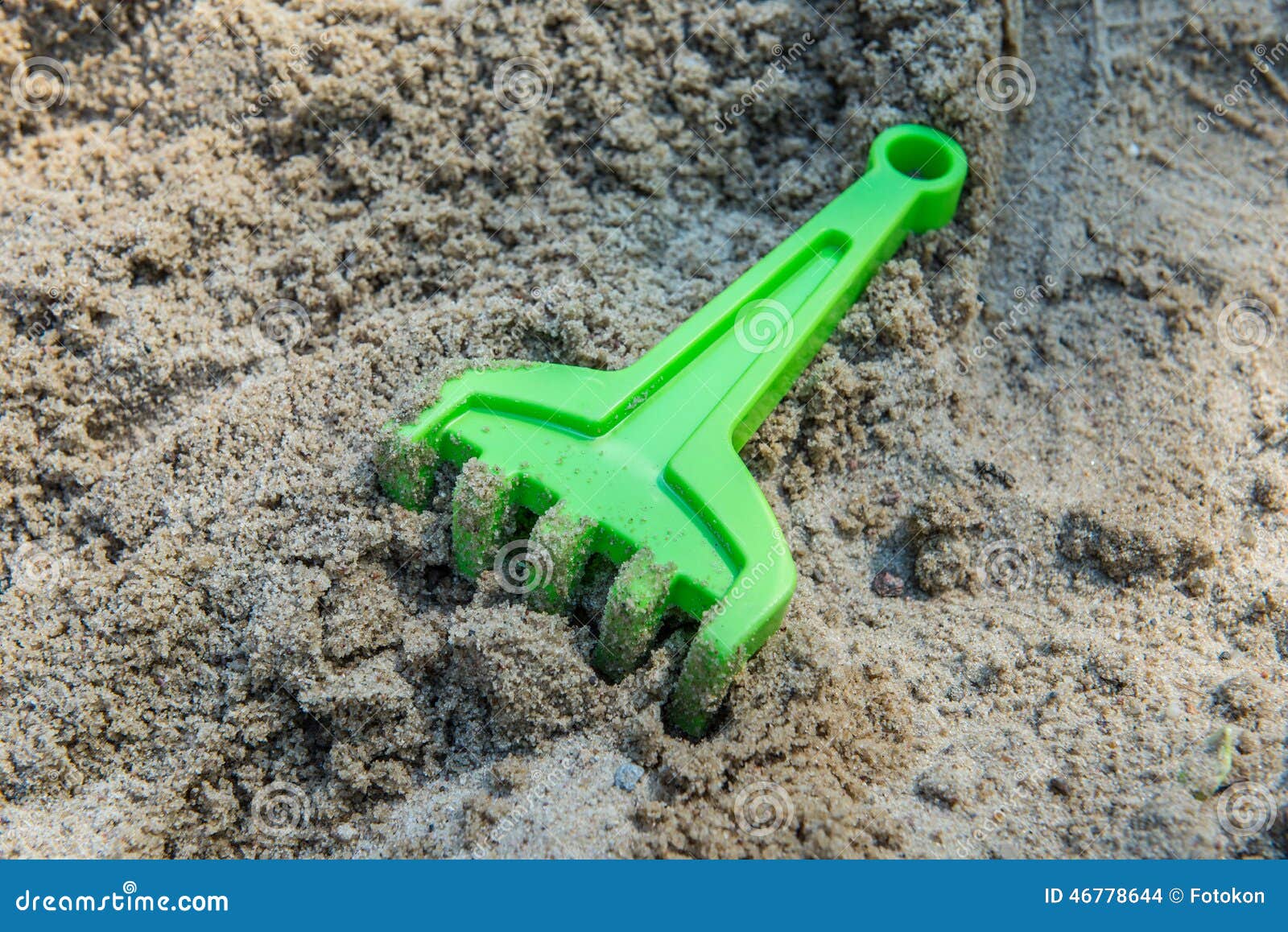 Sand Pit With Rake Stock Image | CartoonDealer.com #4082551