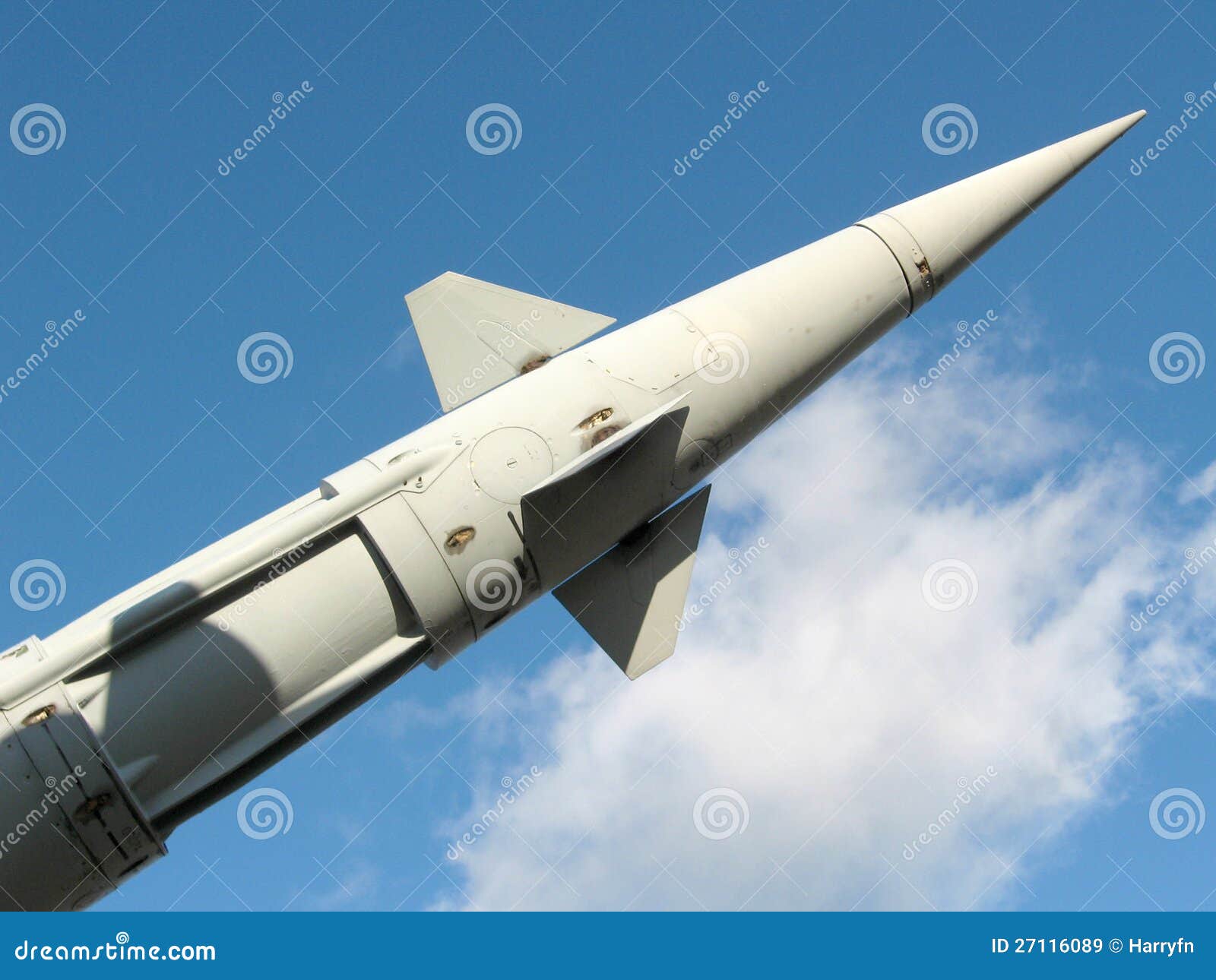 Raket stock afbeelding. Image of koude, oorlog, kern - 27116089