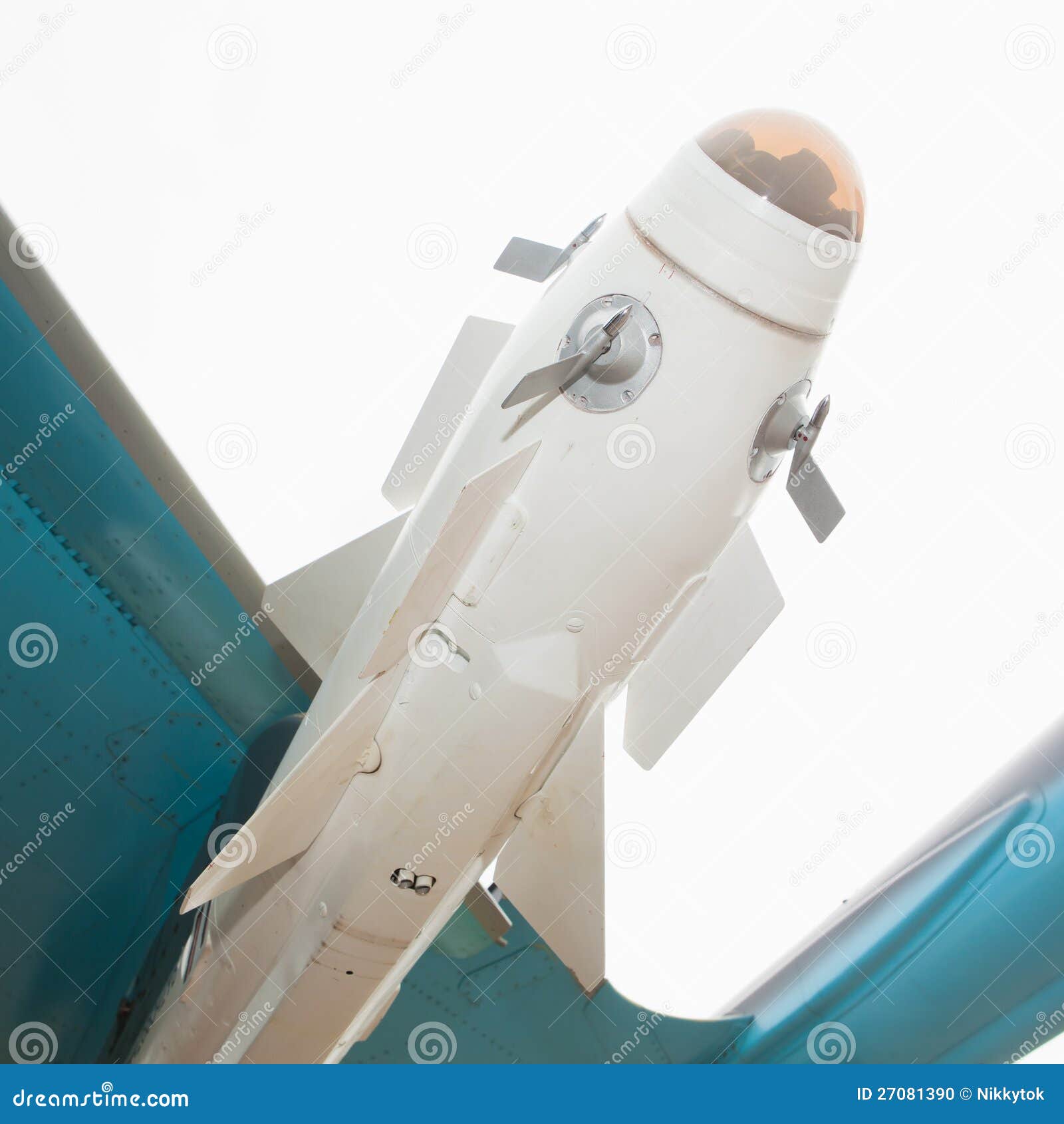 Raketten op de vliegtuigen stock foto. Image of lucht - 27081390