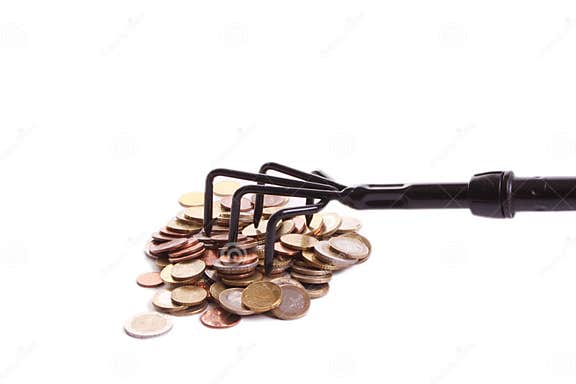 Raking money stock photo. Image of money, dollar, check - 9431168