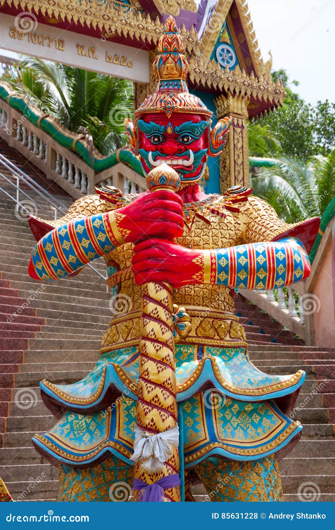 Rakshas demon-defender stock photo. Image of attraction - 85631228