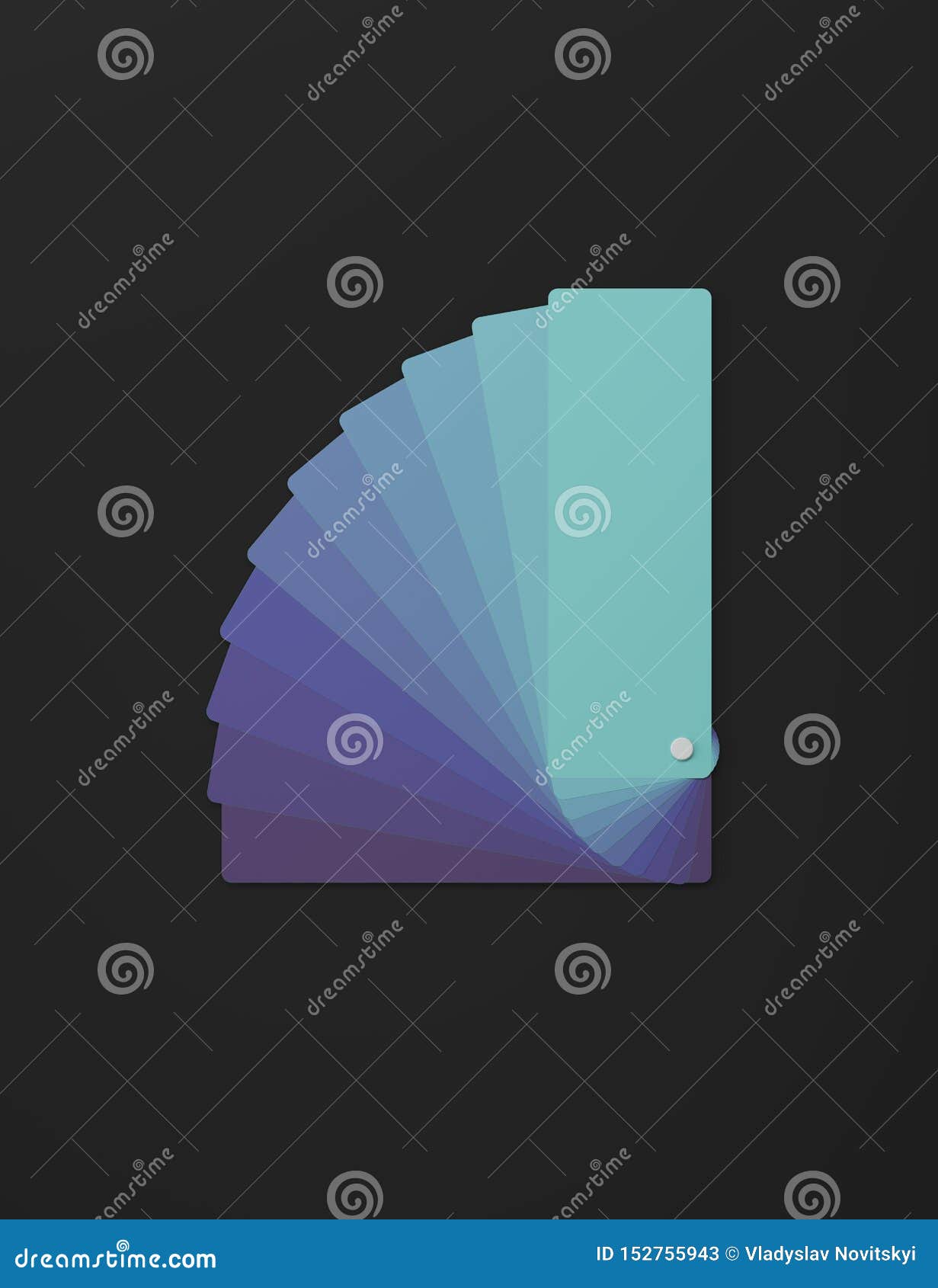 RAL Palette, Color Palette For Design On Black Background Royalty-Free ...
