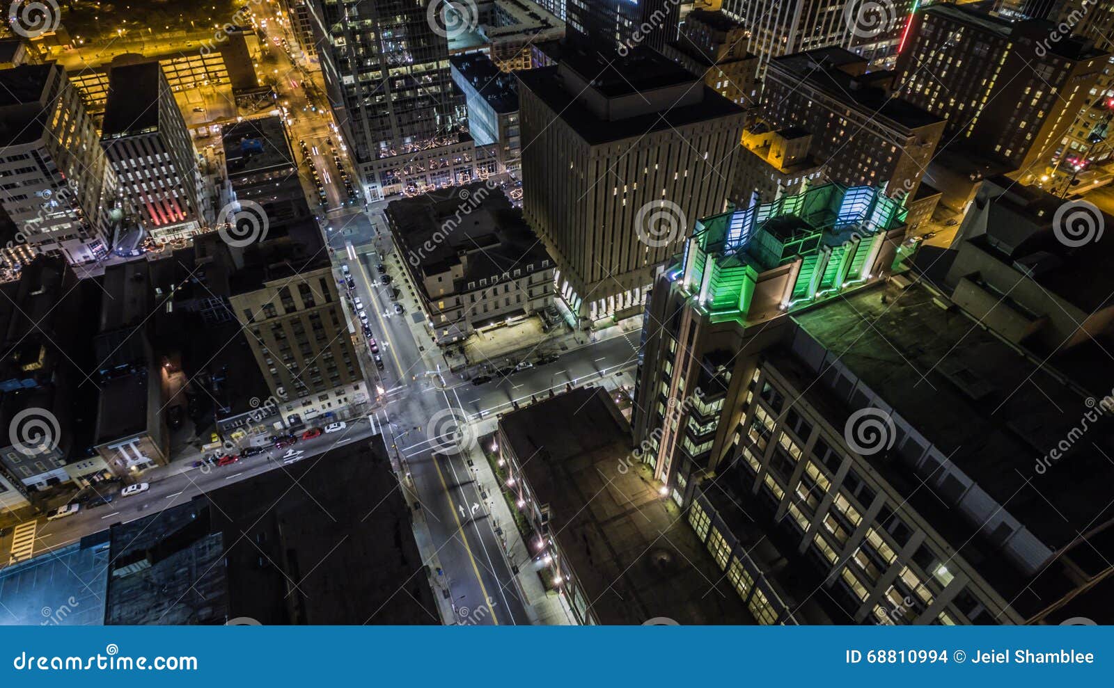 Raleigh, NC in December stock photo. Image of skyscraper - 68810994