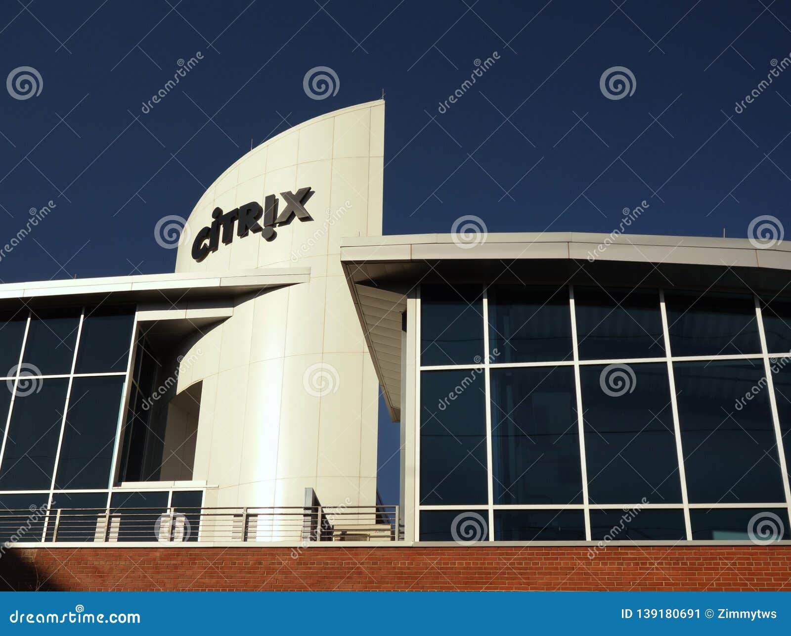 RALEIGH,NC/USA - 2-06-2019: Citrix Office Building in Downtown Raleigh ...