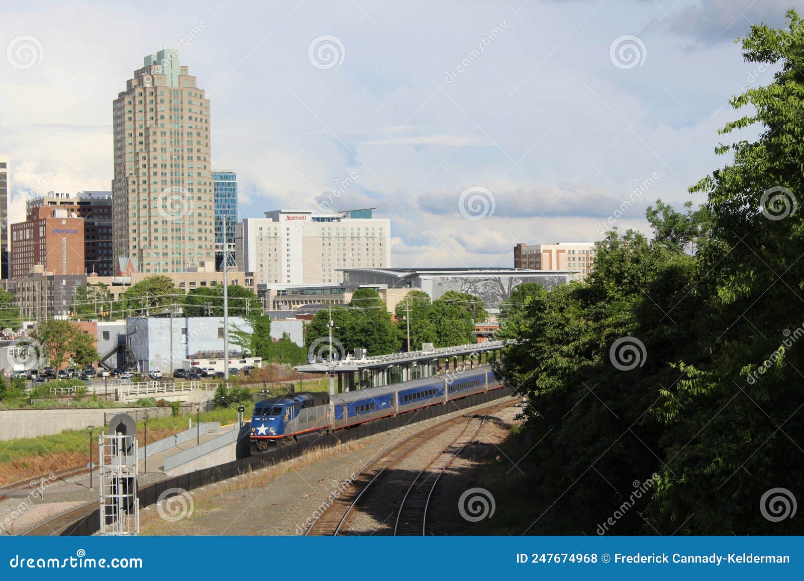 Raleigh North Carolina Amtrak Carolinian Editorial Stock Photo - Image ...