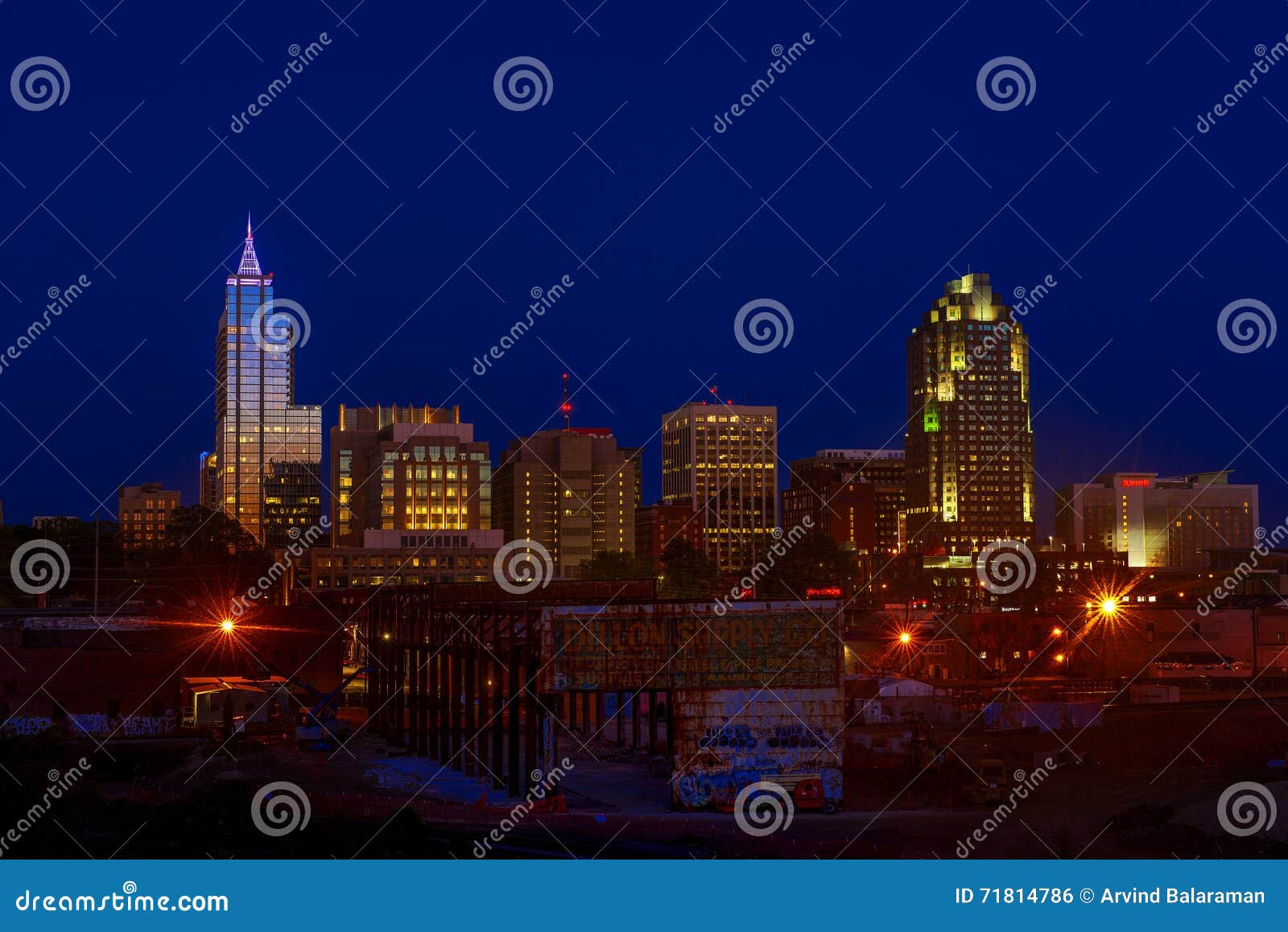 Raleigh editorial photo. Image of highway, daytime, urban - 71814786