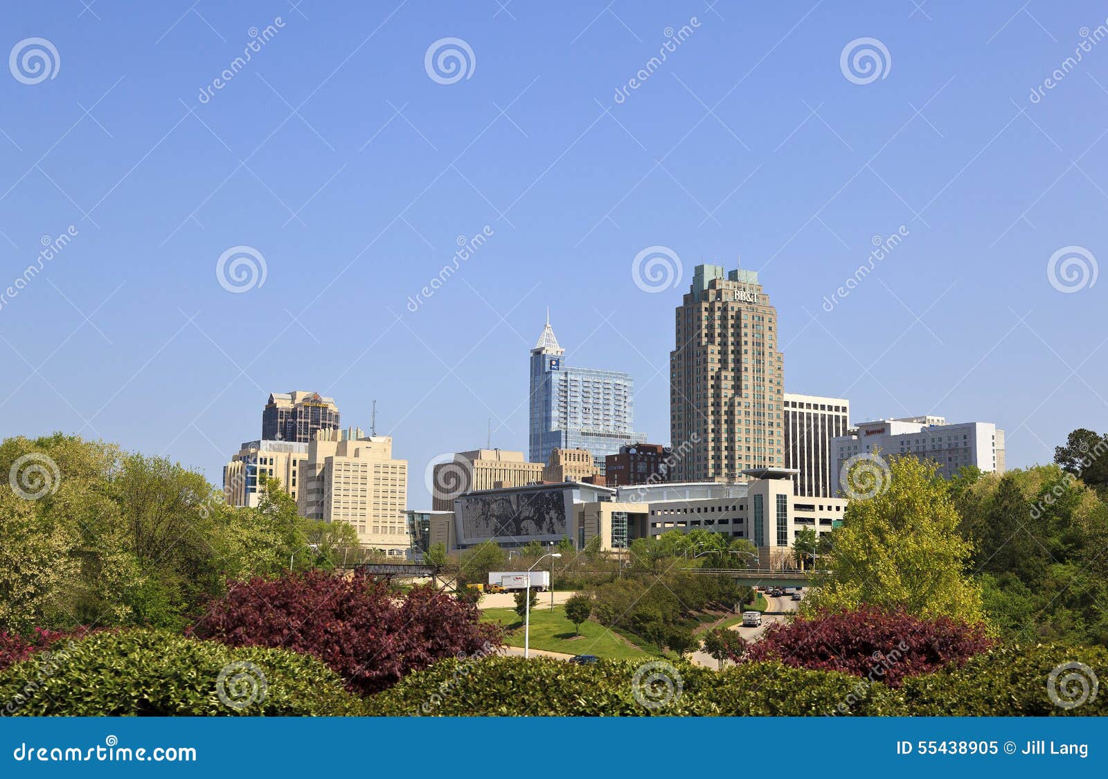 Raleigh Skyline Royalty-Free Stock Photography | CartoonDealer.com ...