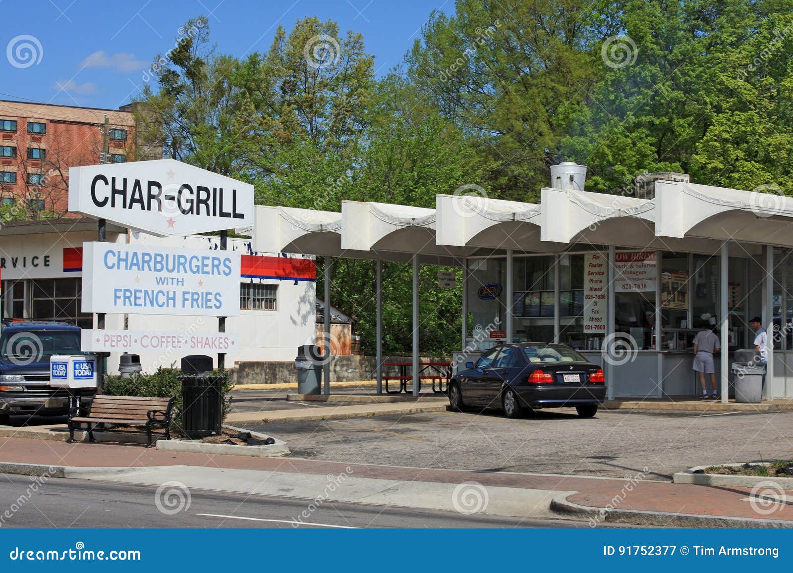 Raleigh Streetscape - Char-Grill Editorial Photography - Image of ...