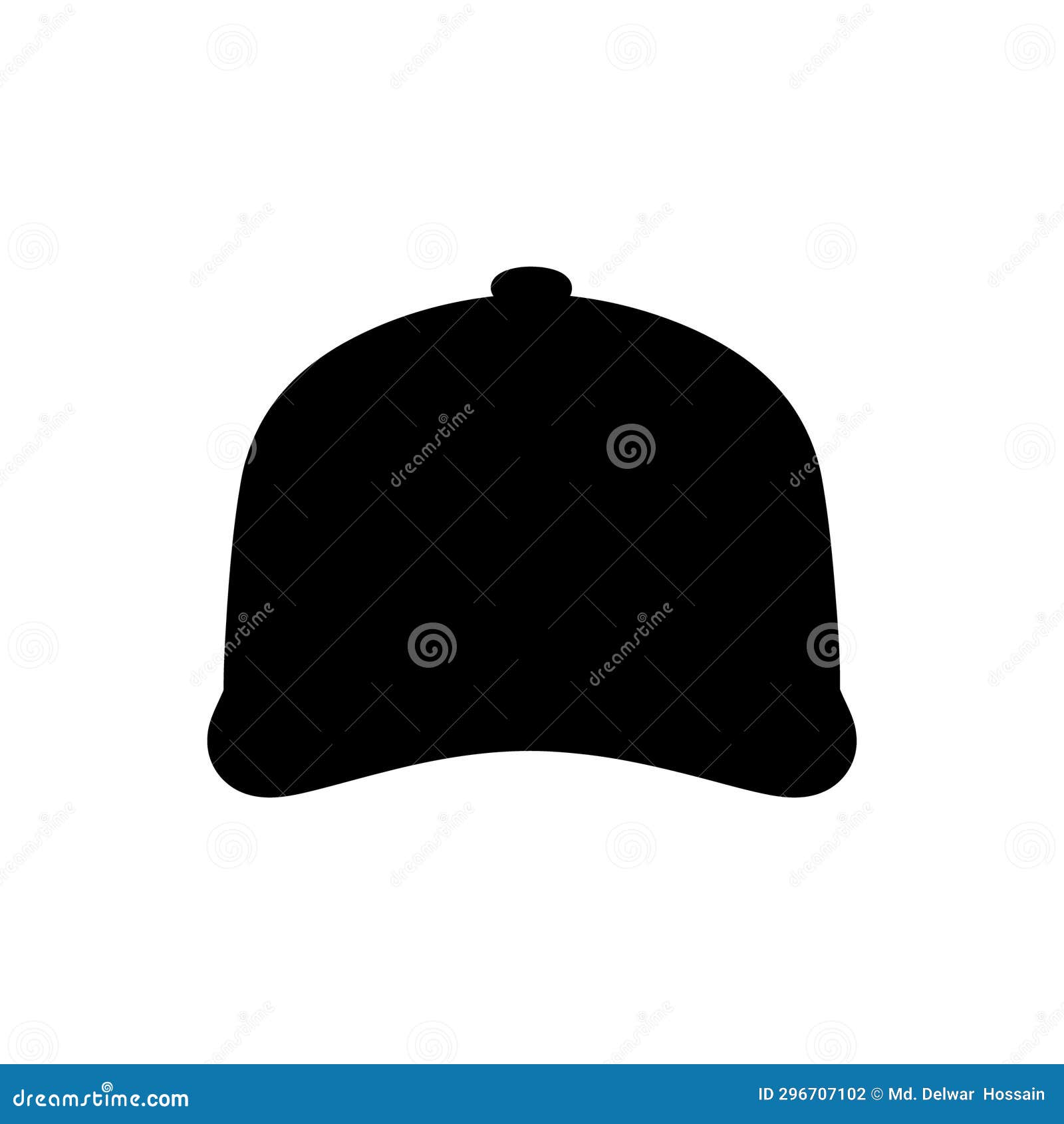 Rally Cap Icon stock illustration. Illustration of hair - 296707102