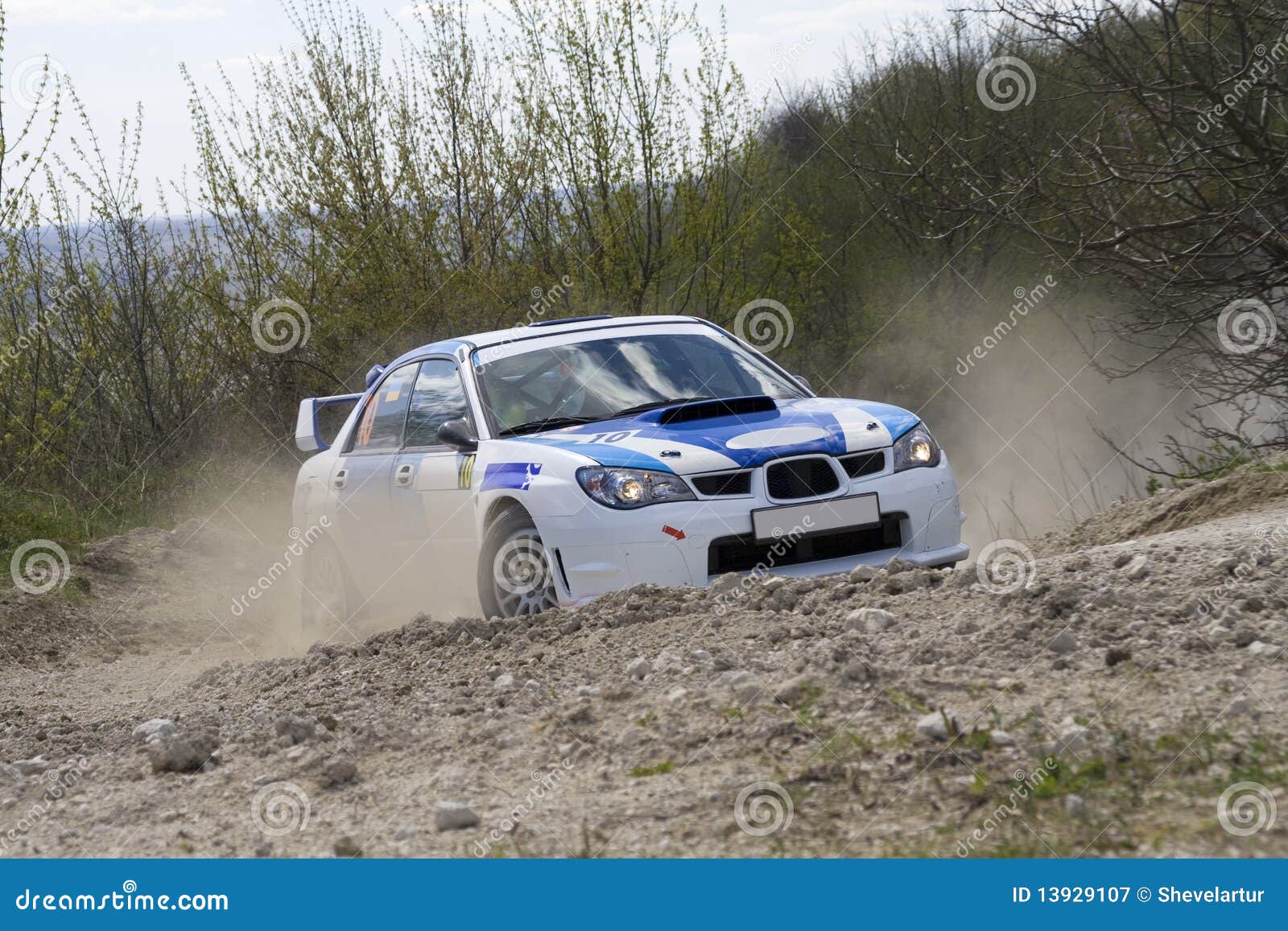 Rally car stock image. Image of action, auto, motorized - 13929107