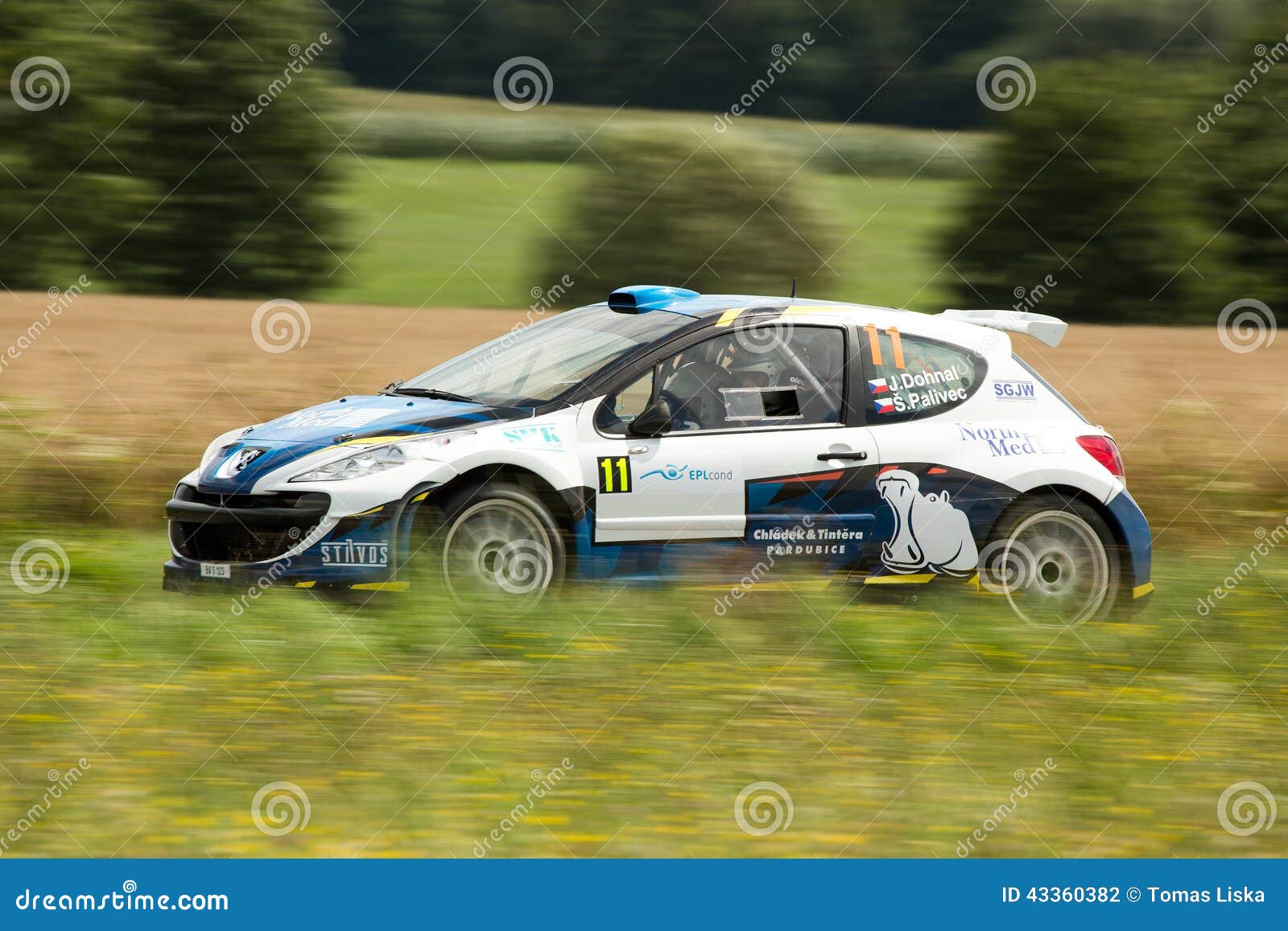 Rally car editorial photography. Image of corners, race - 43360382