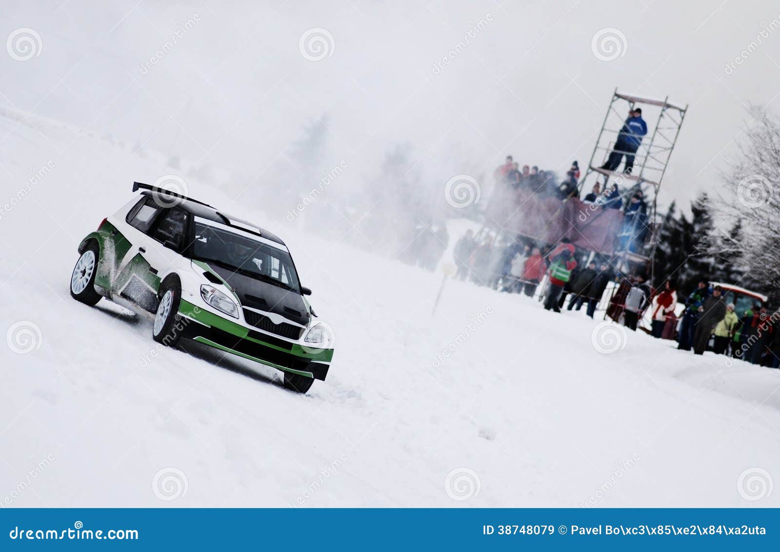 Rally car in action stock image. Image of team, motorized - 38748079