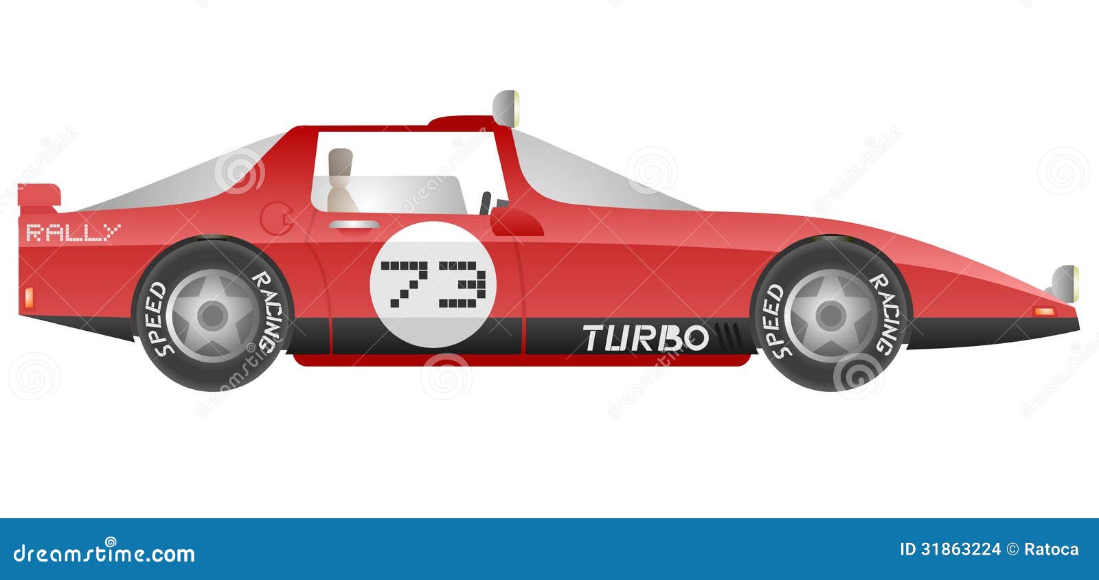 Rally car stock vector. Illustration of long, industrialization - 31863224