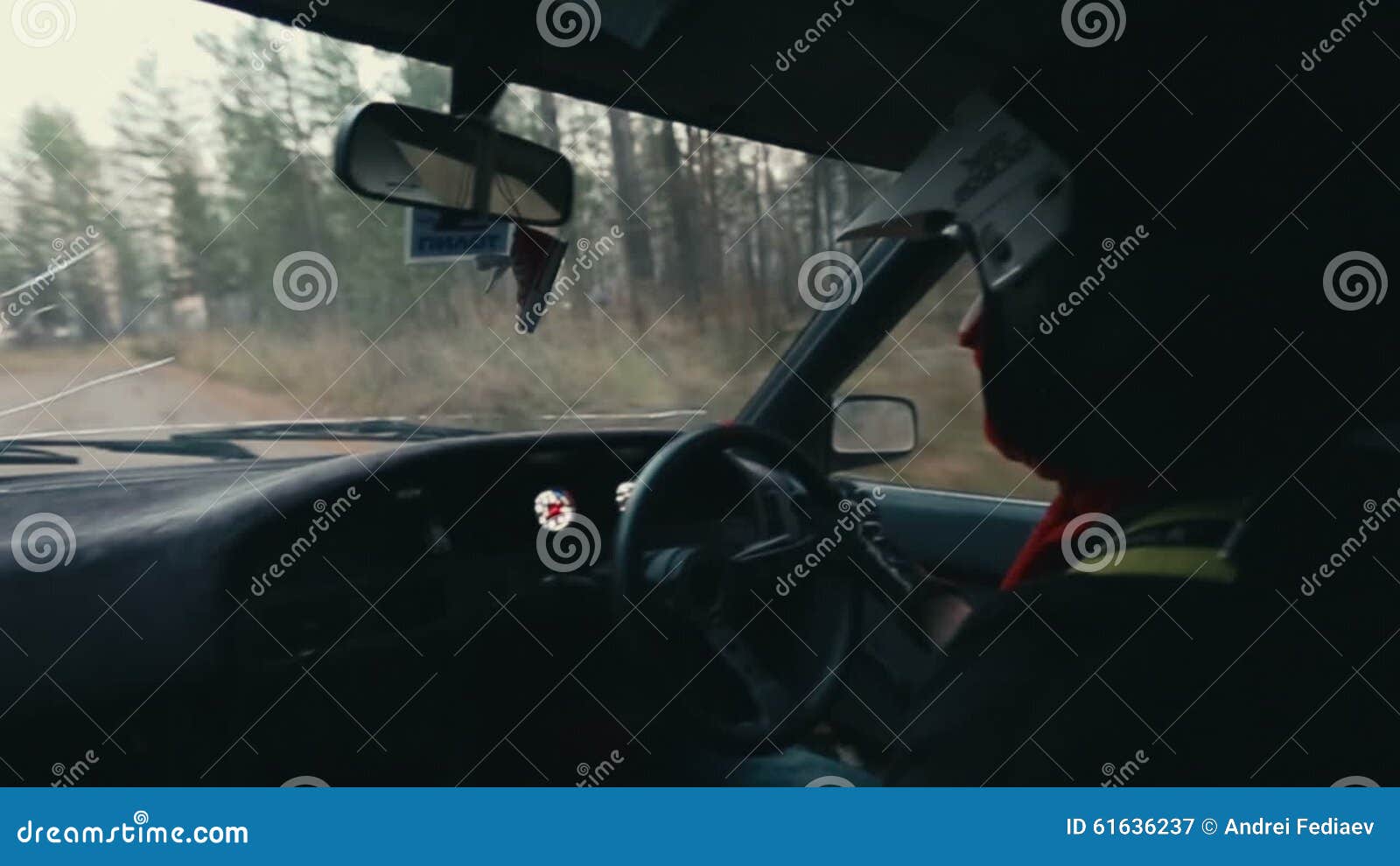 Rally Car Driver during Race Stock Video - Video of land, auto: 61636237