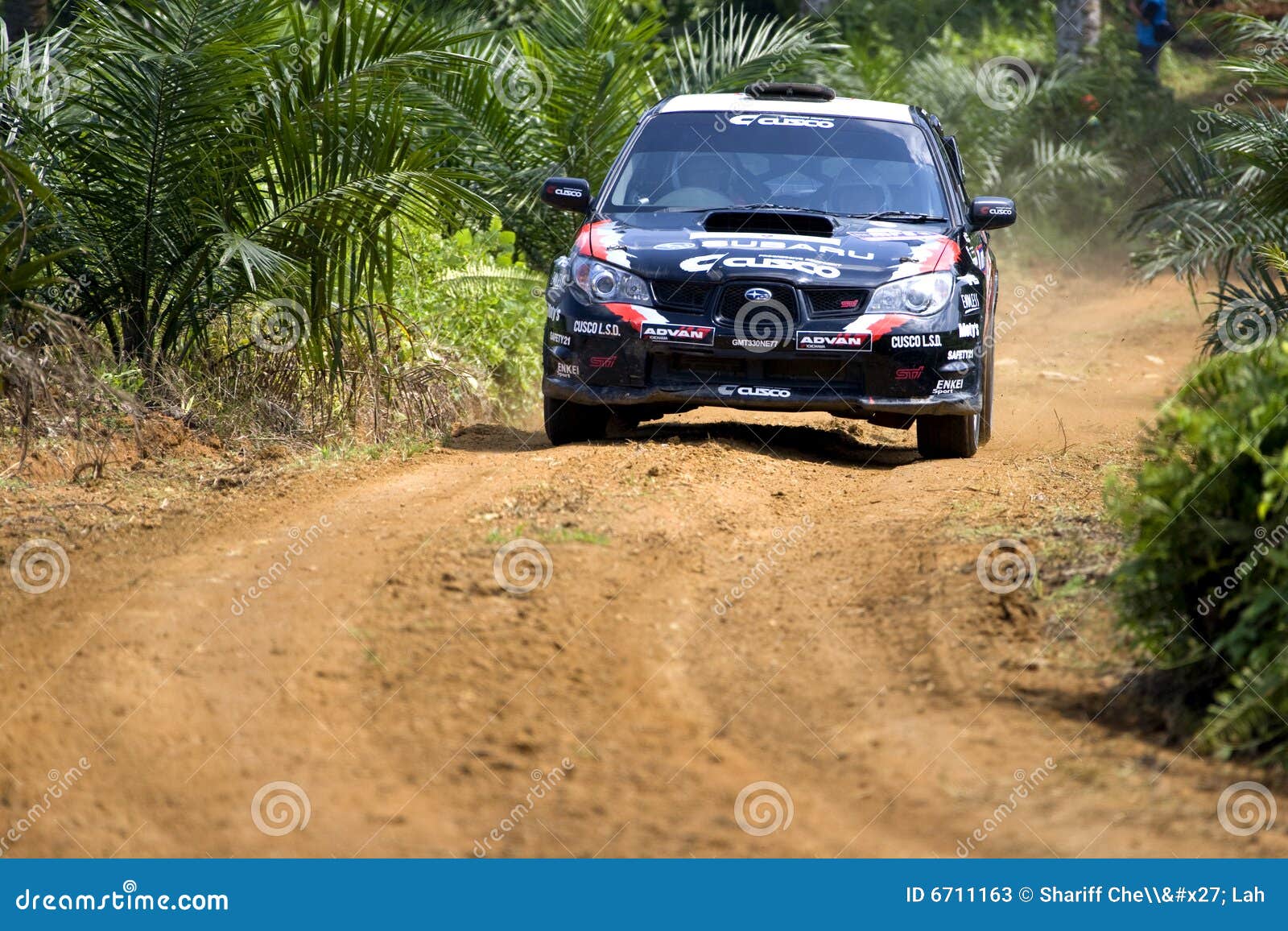 Rally car racing on track editorial stock photo. Image of tropics - 6711163