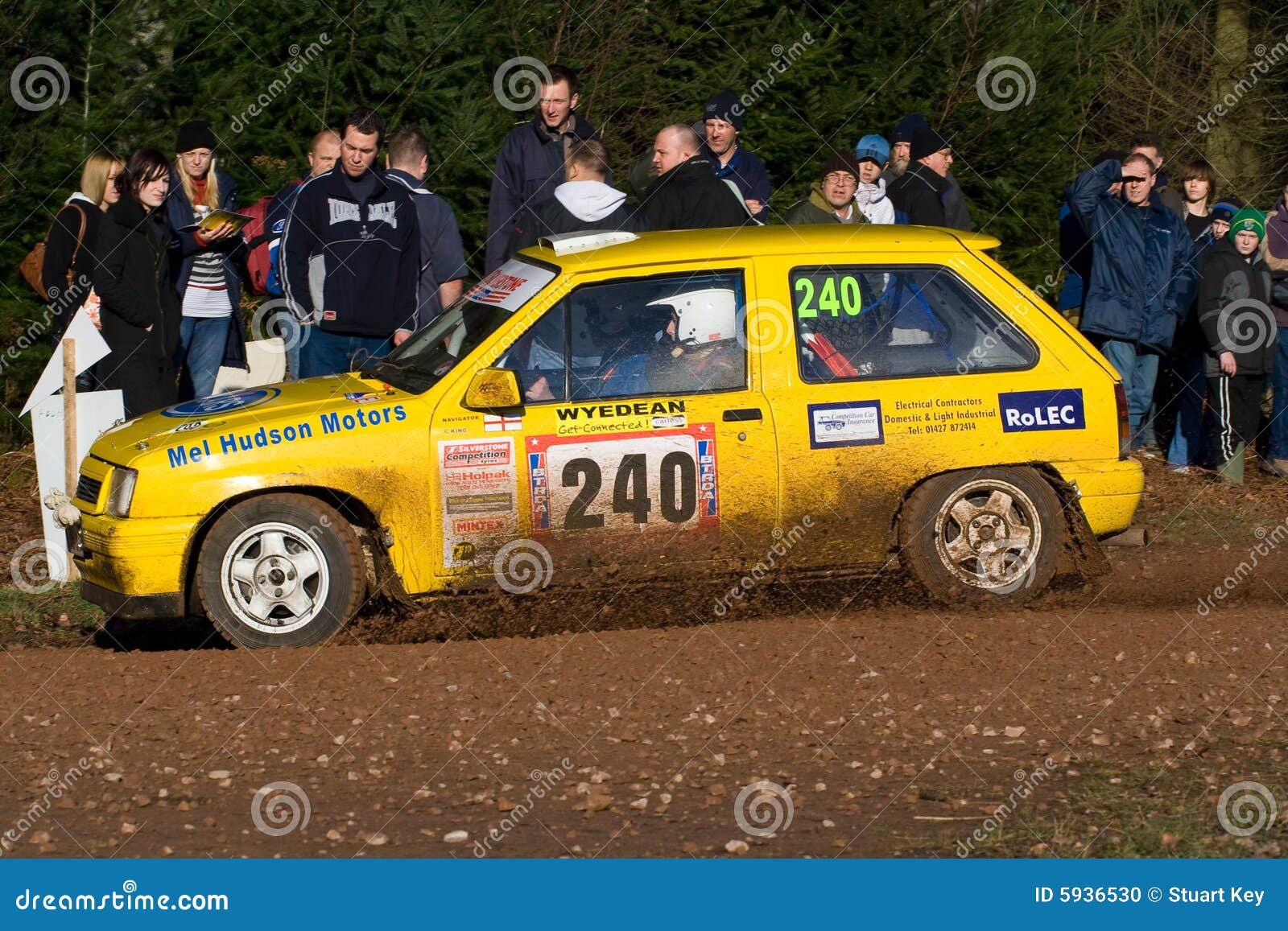Rally car on stage editorial image. Image of offroad, panning - 5936530