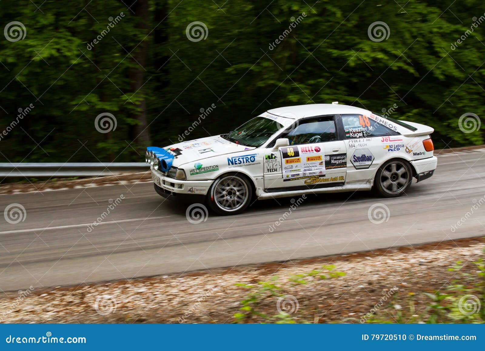 Rally Car Szekesfehervar Hungary Editorial Image - Image of competitive ...