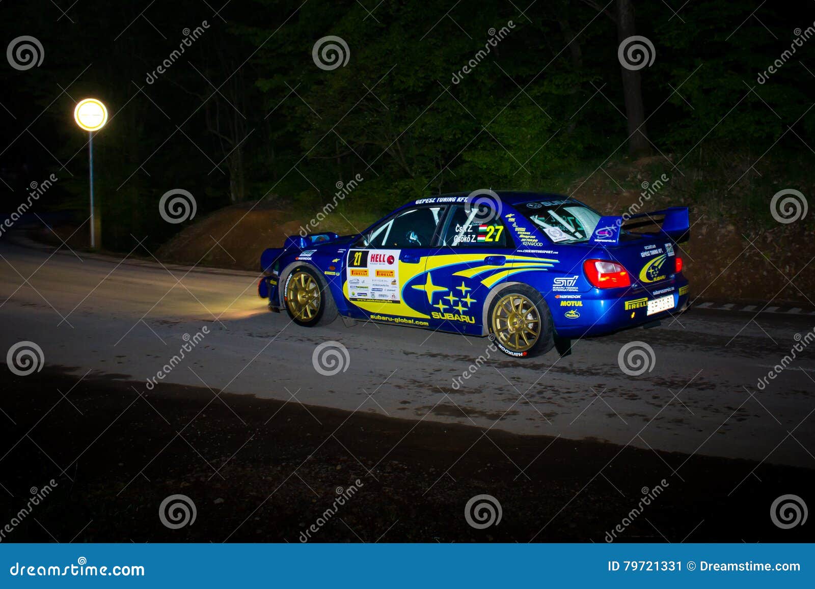 Rally Car Szekesfehervar Hungary Editorial Photo - Image of racecar ...