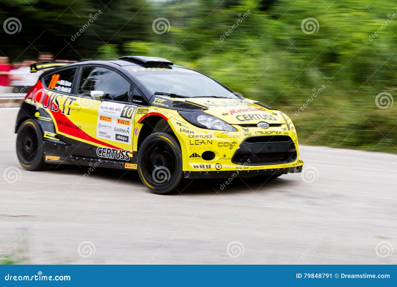 Rally Car Szekesfehervar Hungary Editorial Photo - Image of racecar ...