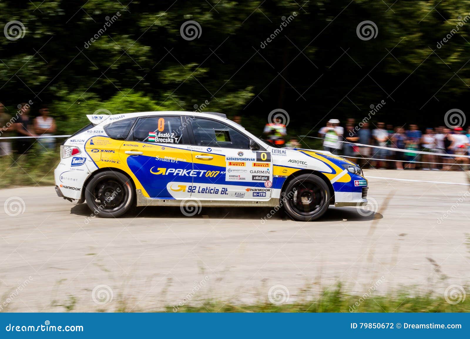 Rally Car Szekesfehervar Hungary Editorial Photography - Image of ...