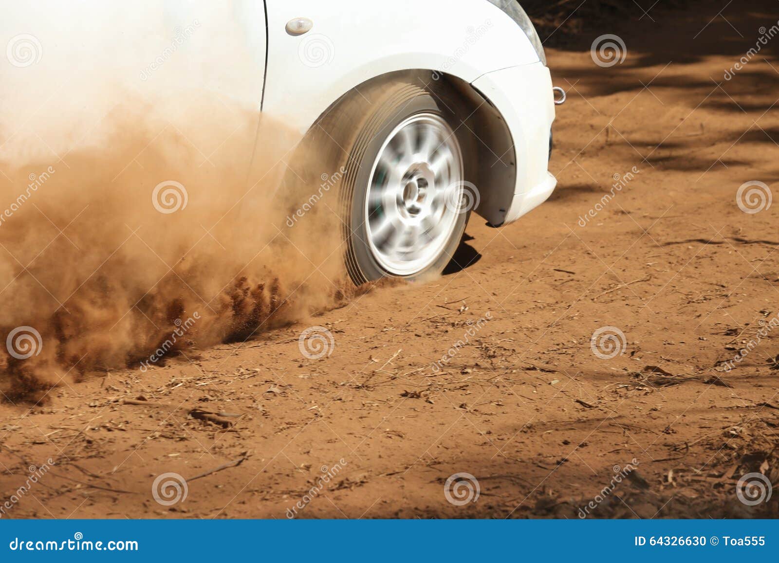 Rally Car in track stock photo. Image of curve, acceleration - 64326630