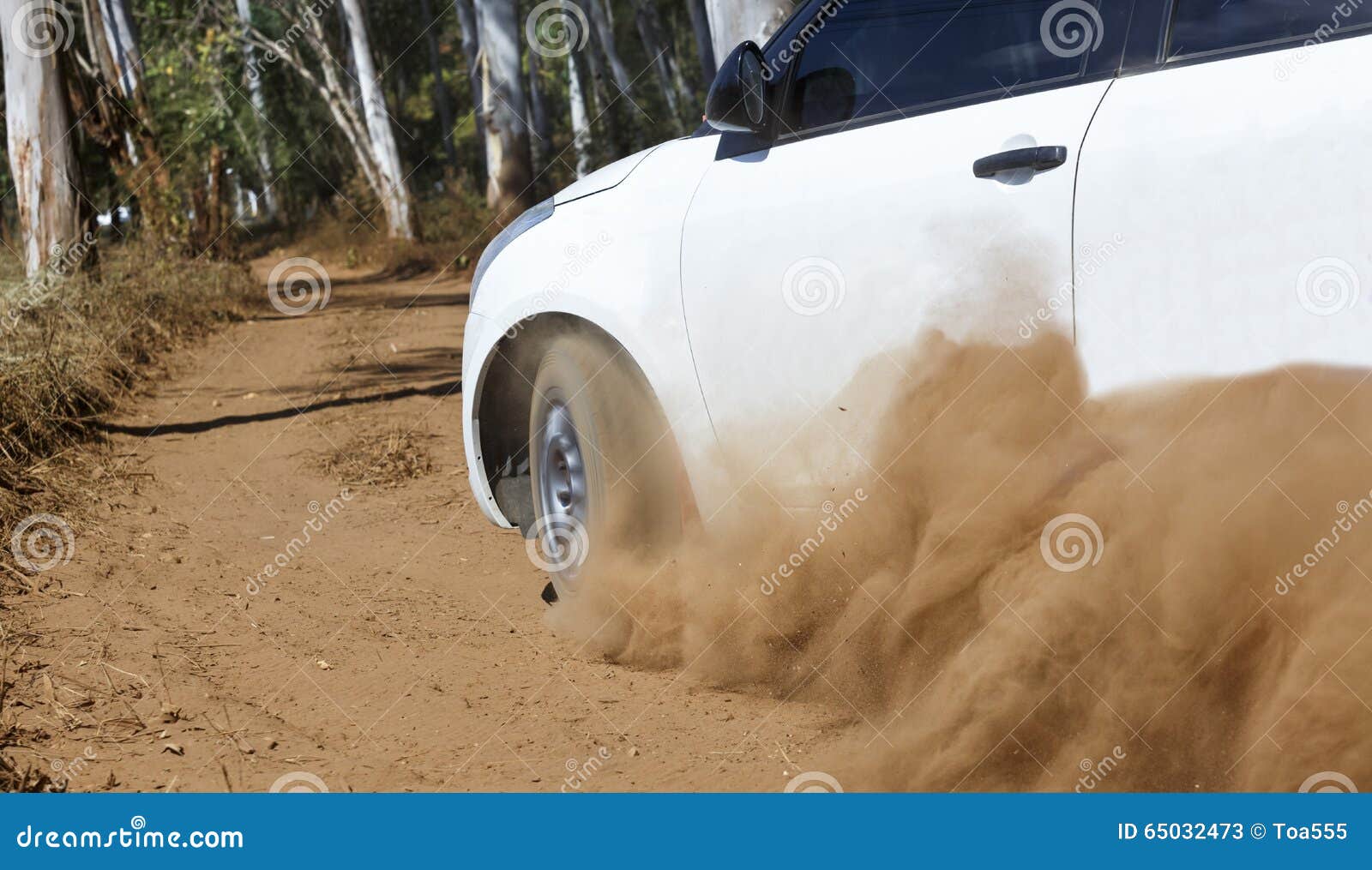 Rally Car turning in track stock image. Image of motor - 65032473