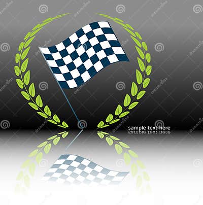 Rally flag stock vector. Illustration of fastest, rally - 5119189