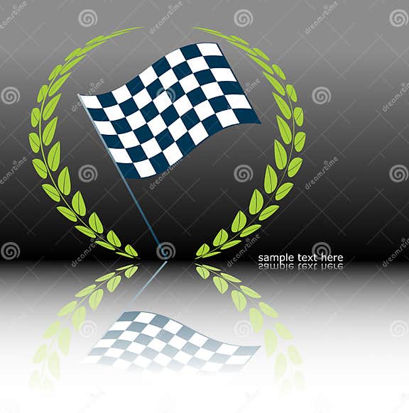 Rally flag stock vector. Illustration of fastest, rally - 5119189