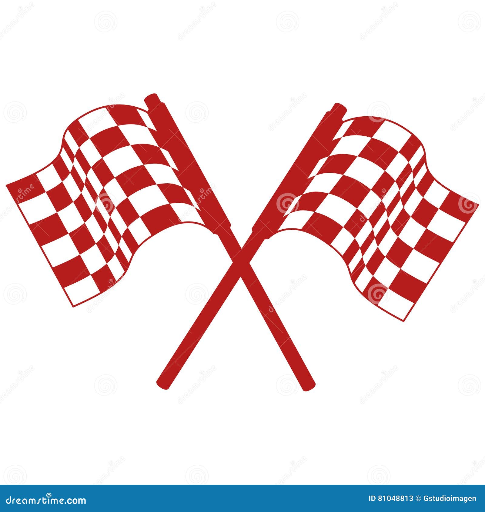 Rally flags isolated icon stock vector. Illustration of rally - 81048813