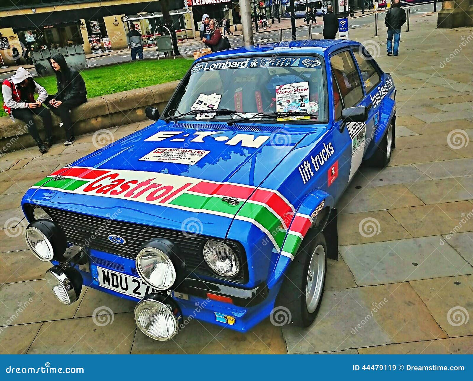 MK1 Ford Escort RS2000 Classic Rally Car On White Background Editorial ...