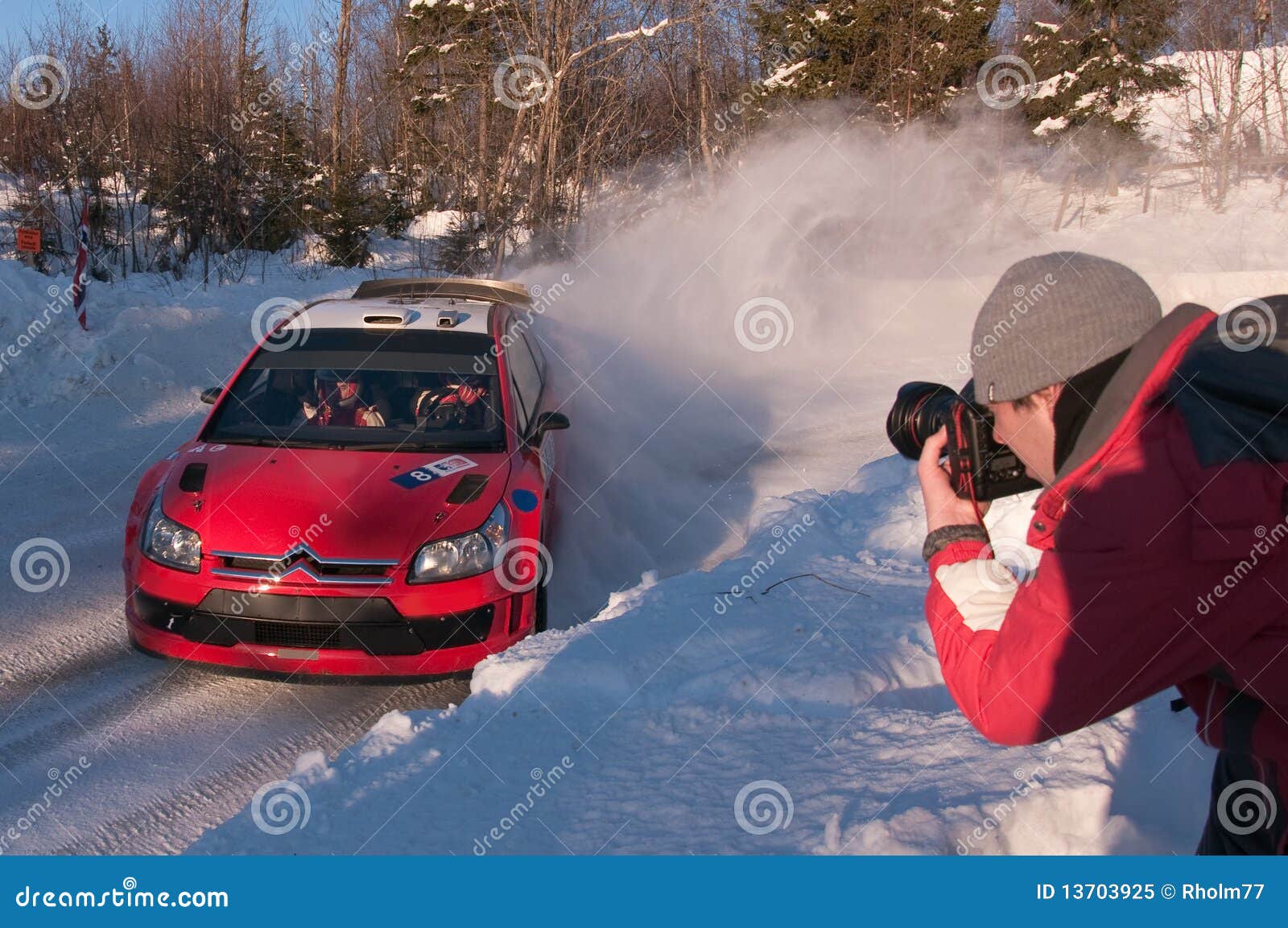 Rally Norway editorial image. Image of rally, snow, action - 13703925