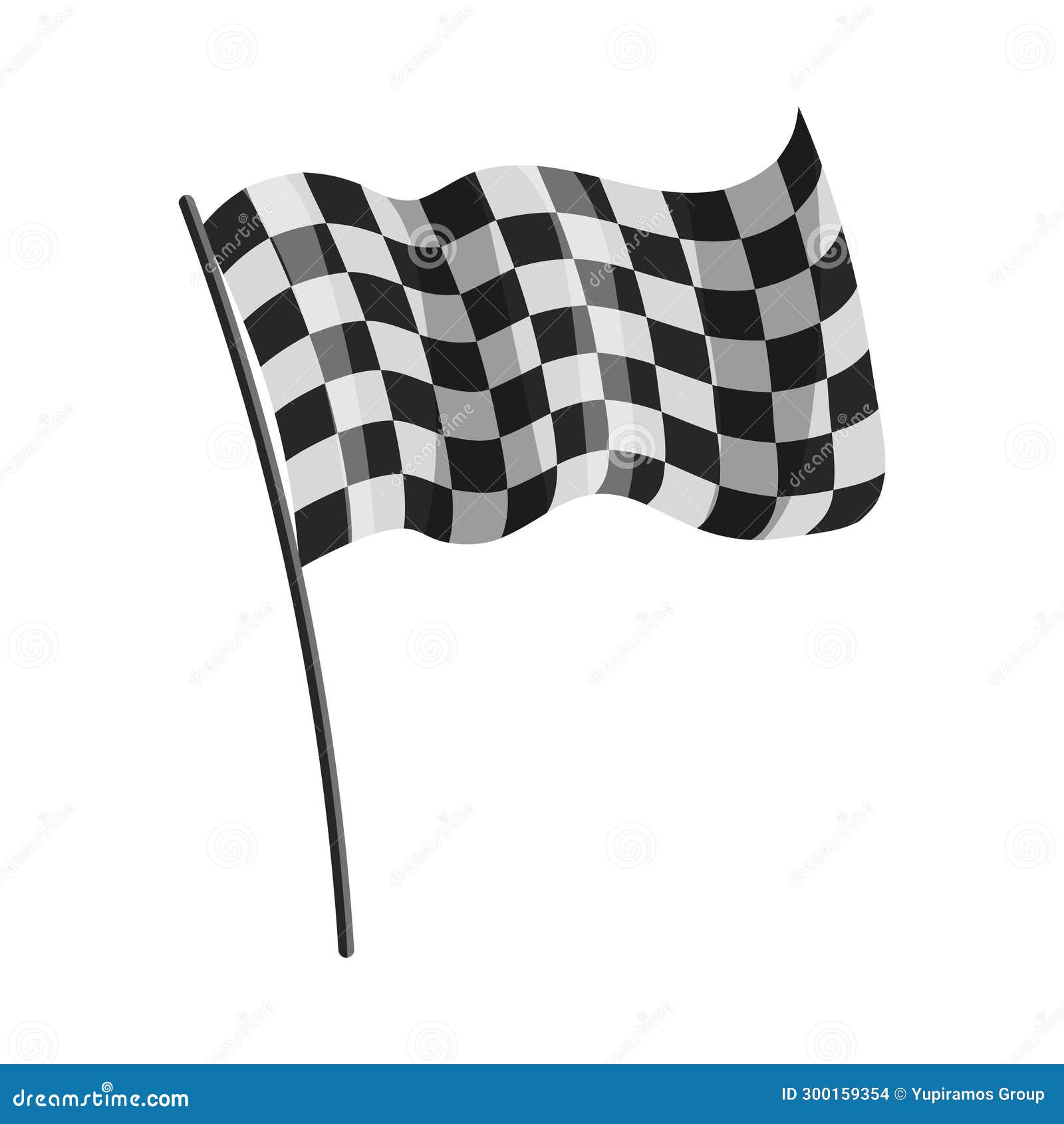 Rally racing flag stock illustration. Illustration of thrilling - 300159354