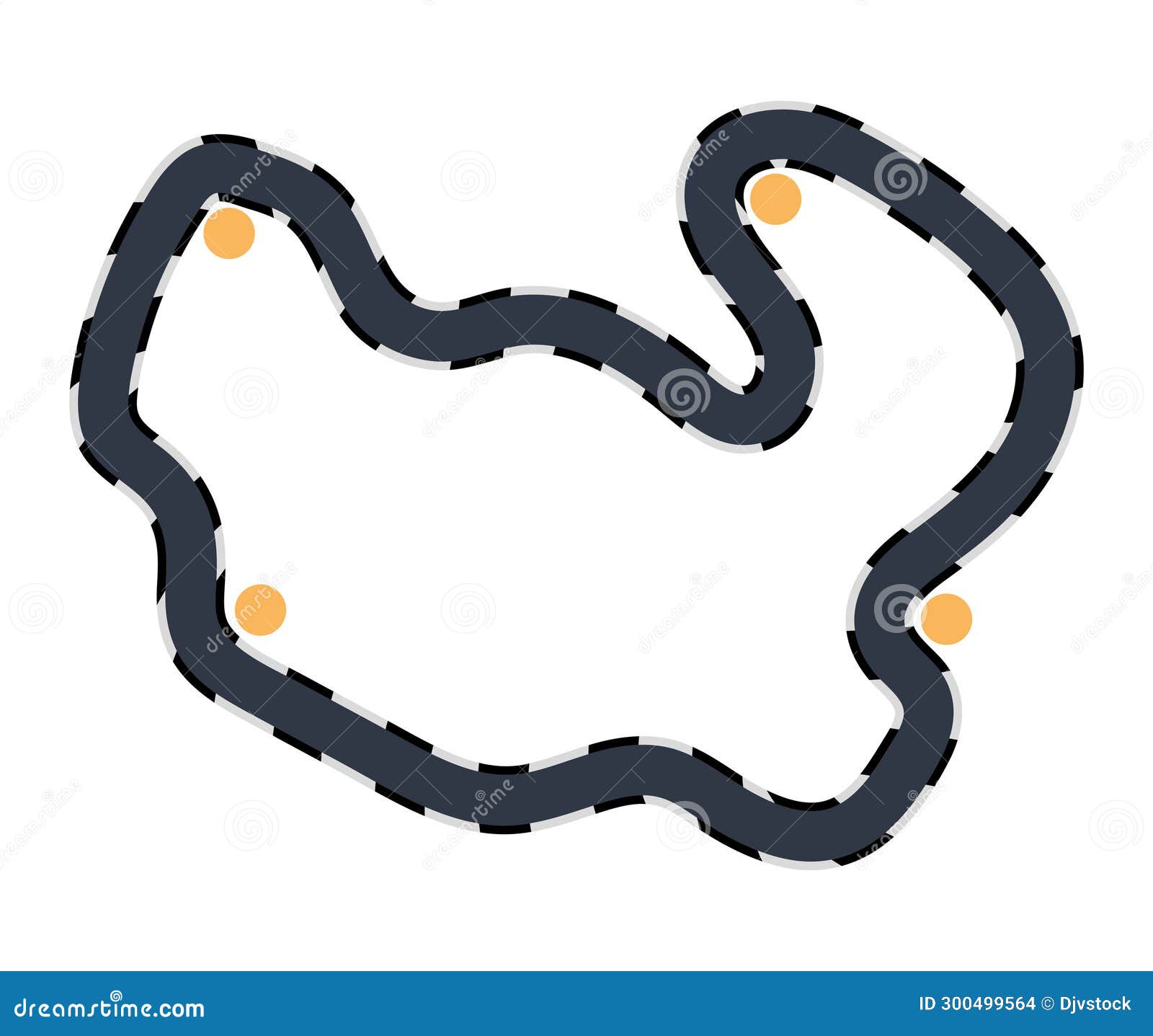 Rally racing track stock illustration. Illustration of drive - 300499564