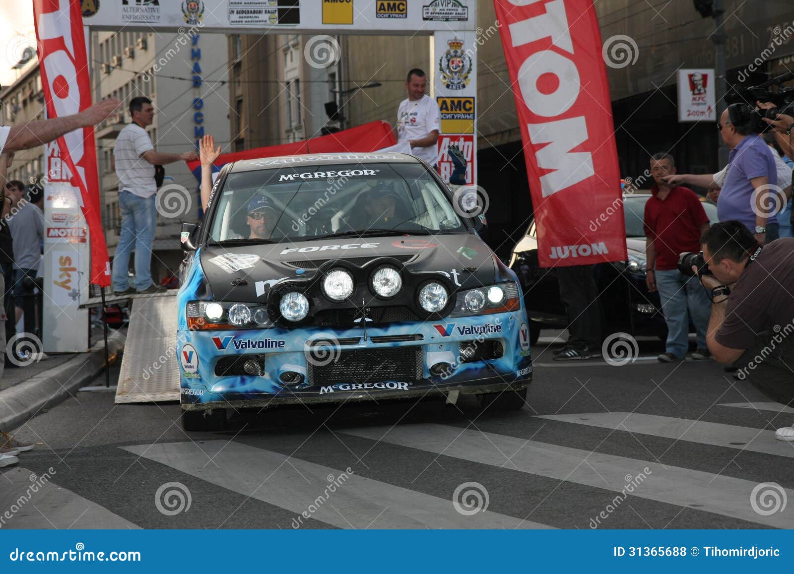 Rally editorial stock photo. Image of rally, serbia, racing - 31365688
