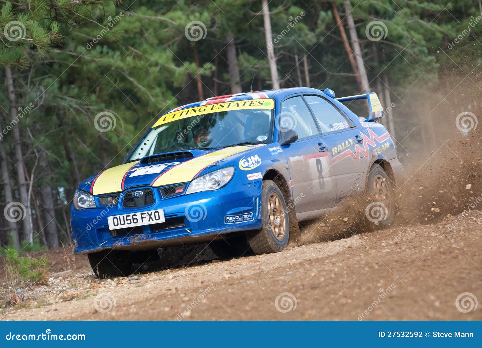 Rally Subaru Impreza editorial photography. Image of motor - 27532592