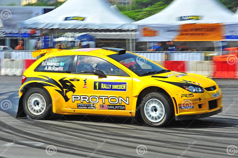 Rallye Car Proton R3 editorial photo. Image of motorsport - 23876356