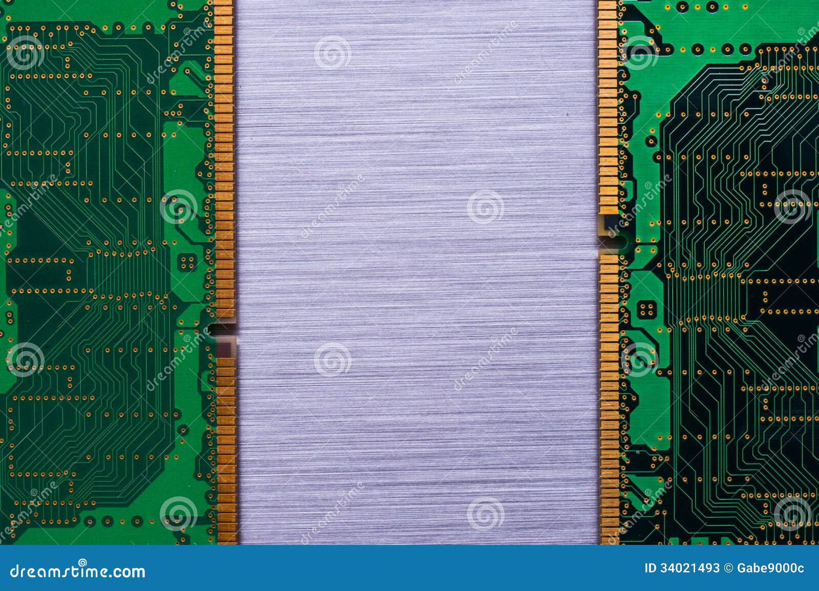 Ram chips on brushed metal stock image. Image of metal - 34021493