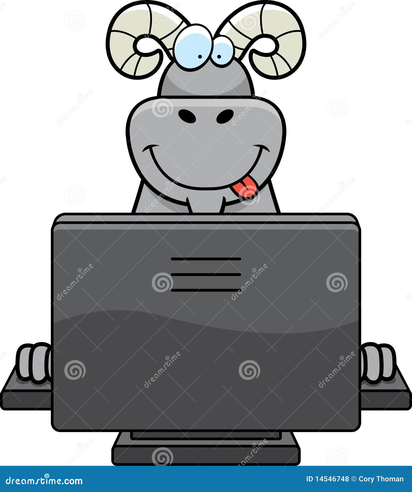 Ram Computer stock vector. Illustration of animal, surf - 14546748