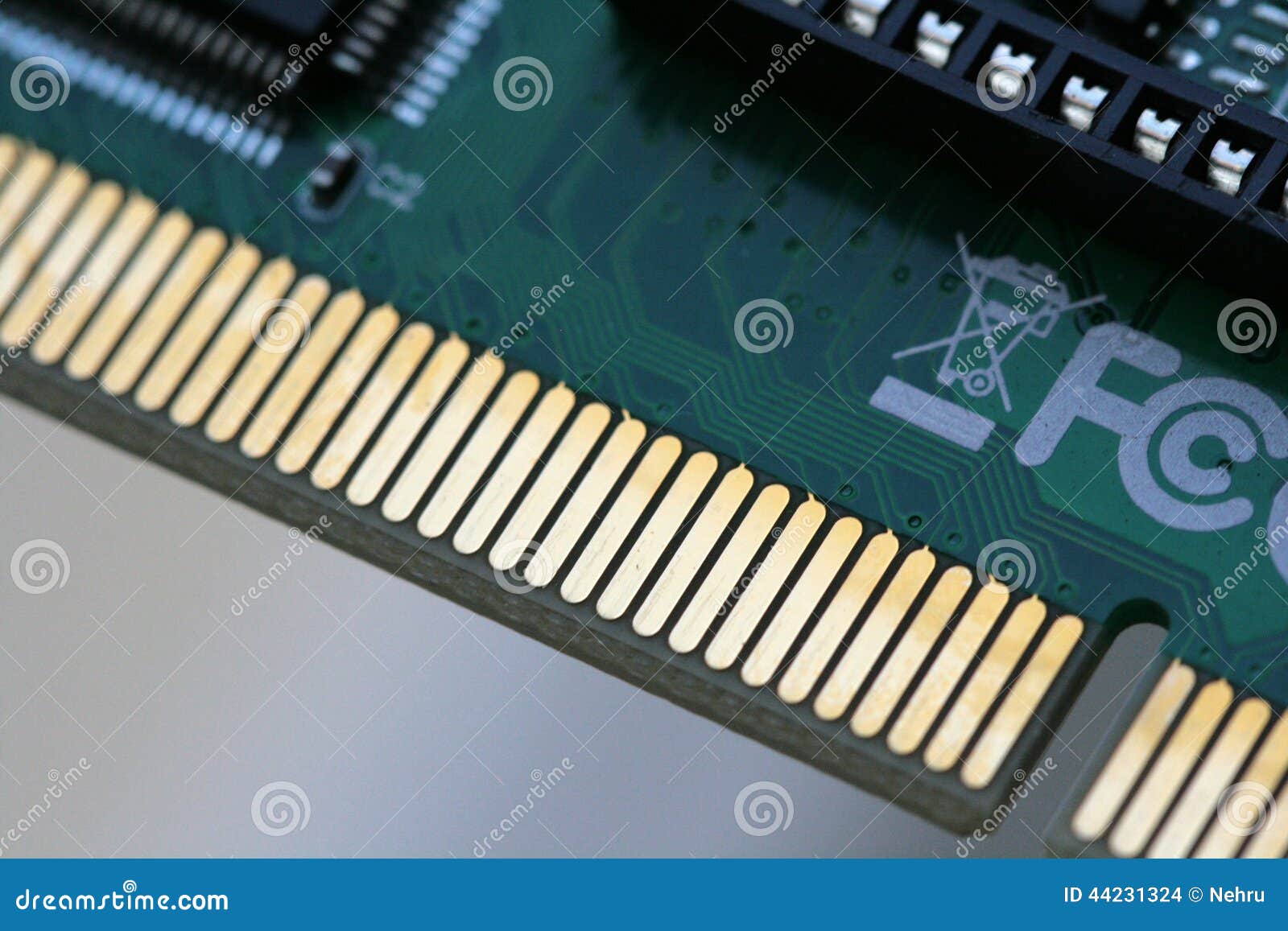 RAM Computer Memory Chip Details Stockfoto - Bild von schnitt ...