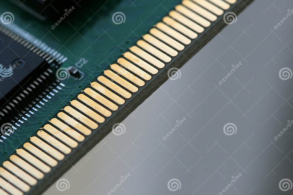 RAM Computer Memory Chip Details Stock Image - Image of module, circuit ...