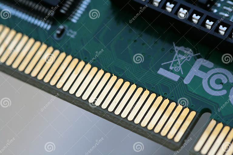 RAM Computer Memory Chip Details Stock Photo - Image of connector ...