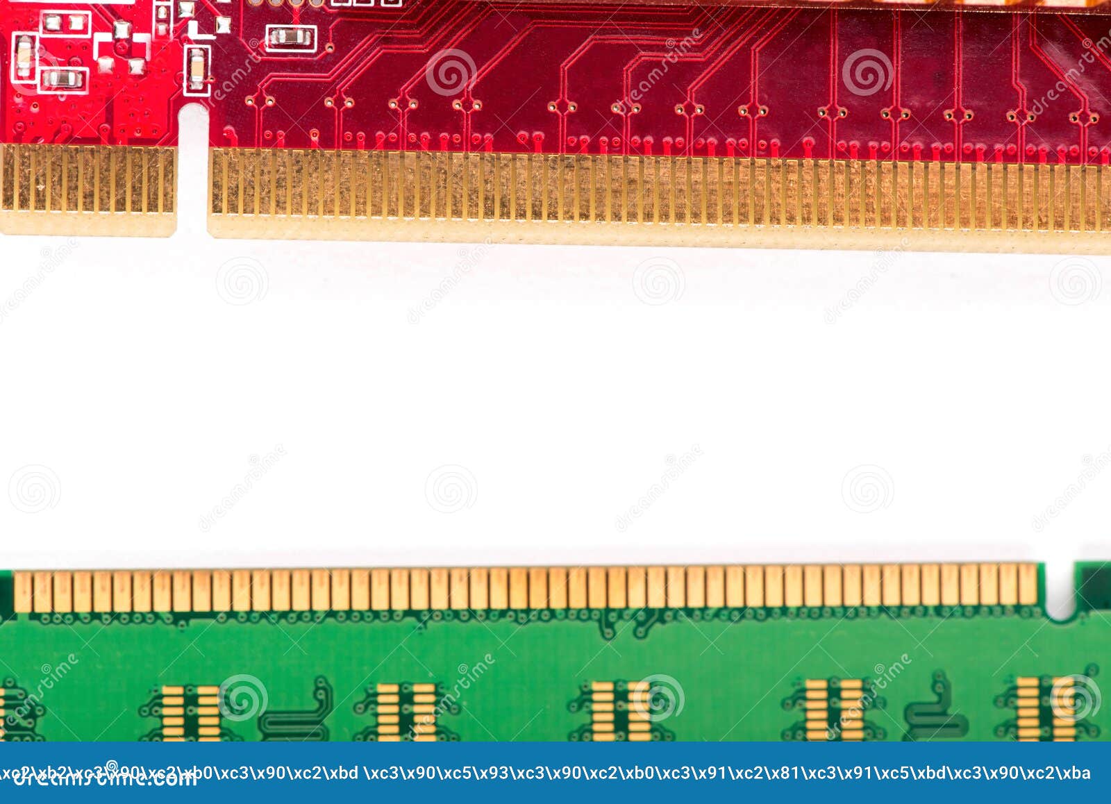 RAM. Digital Board. Microelectronics Close Up Stock Photo - Image of ...