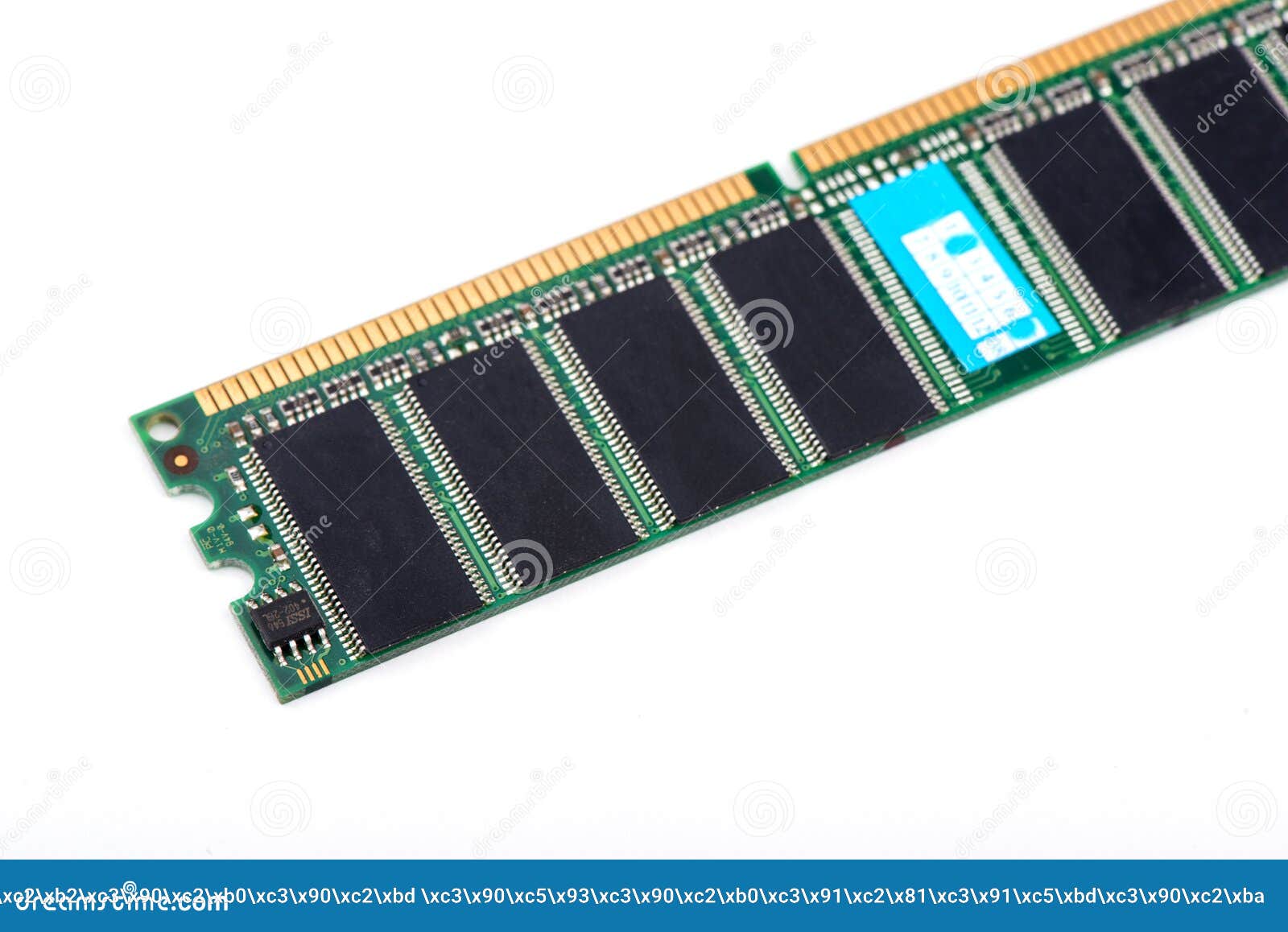 RAM. Digital Board. Microelectronics Close Up Stock Photo - Image of ...