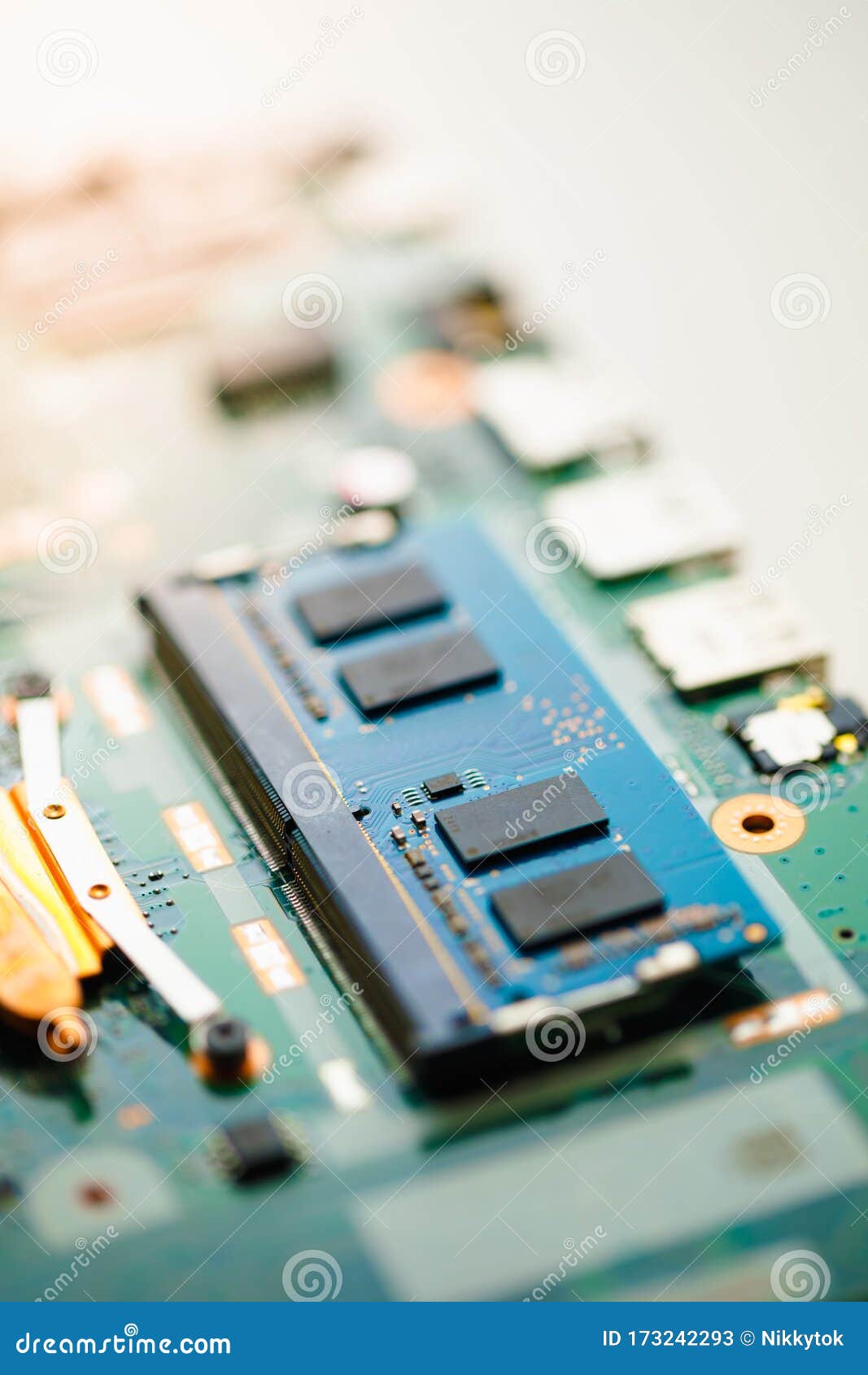 Ram so-dimm Ddr4 Memory Module Stock Image - Image of laptop, detail ...