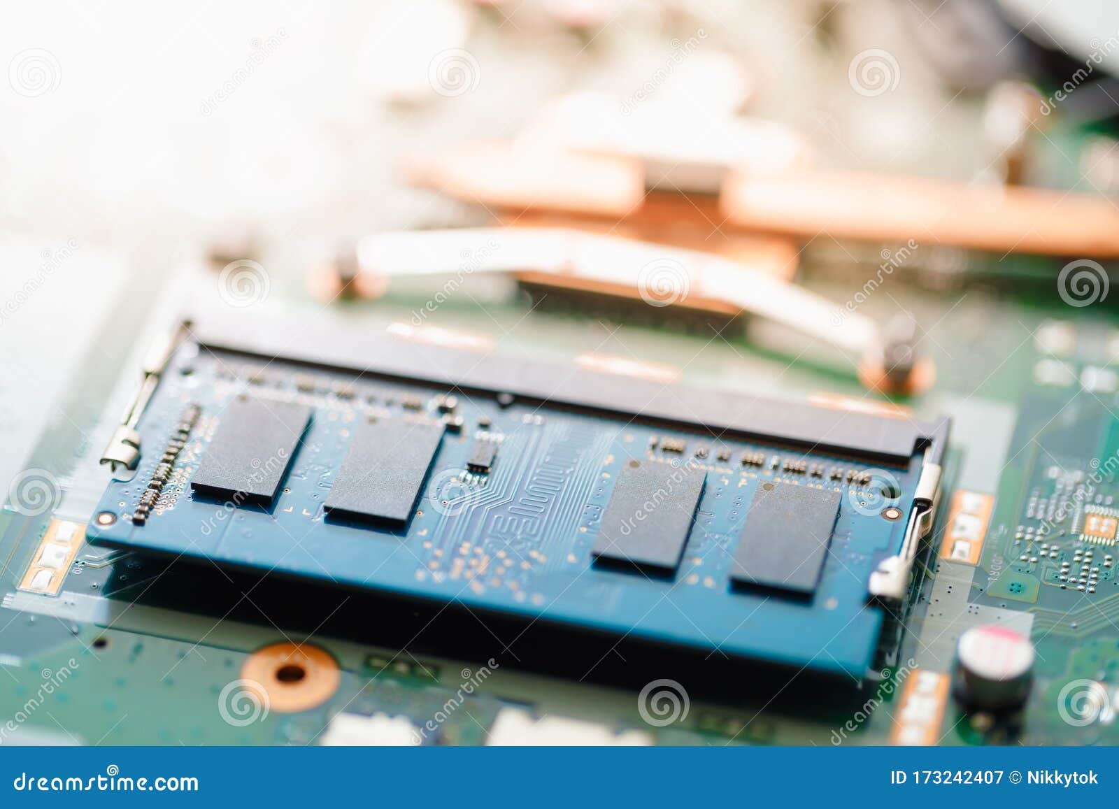 Ram so-dimm Ddr4 Memory Module Stock Image - Image of memory, chip ...