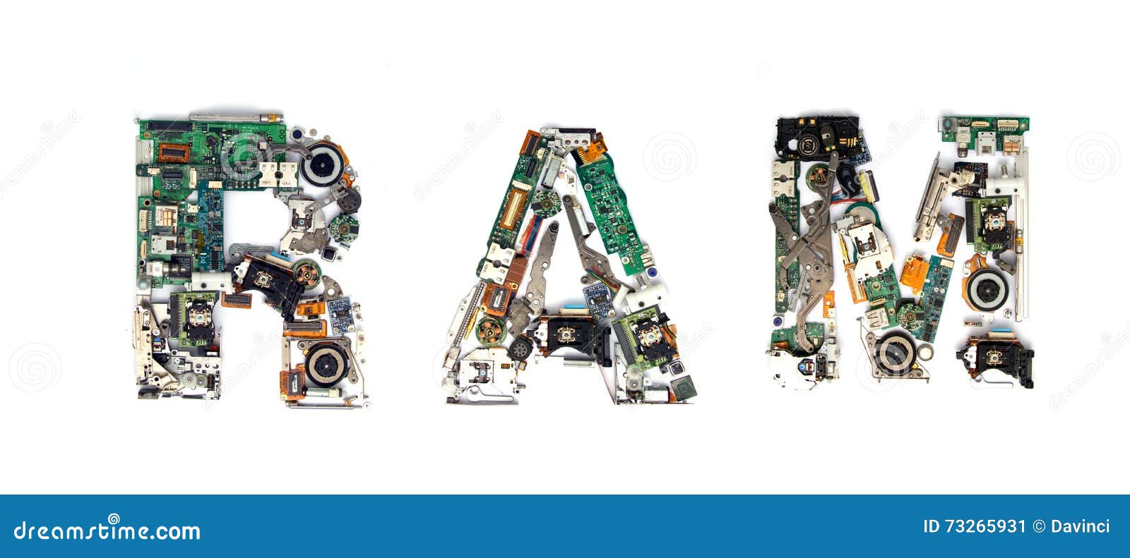 Ram electronic stock image. Image of access, information - 73265931